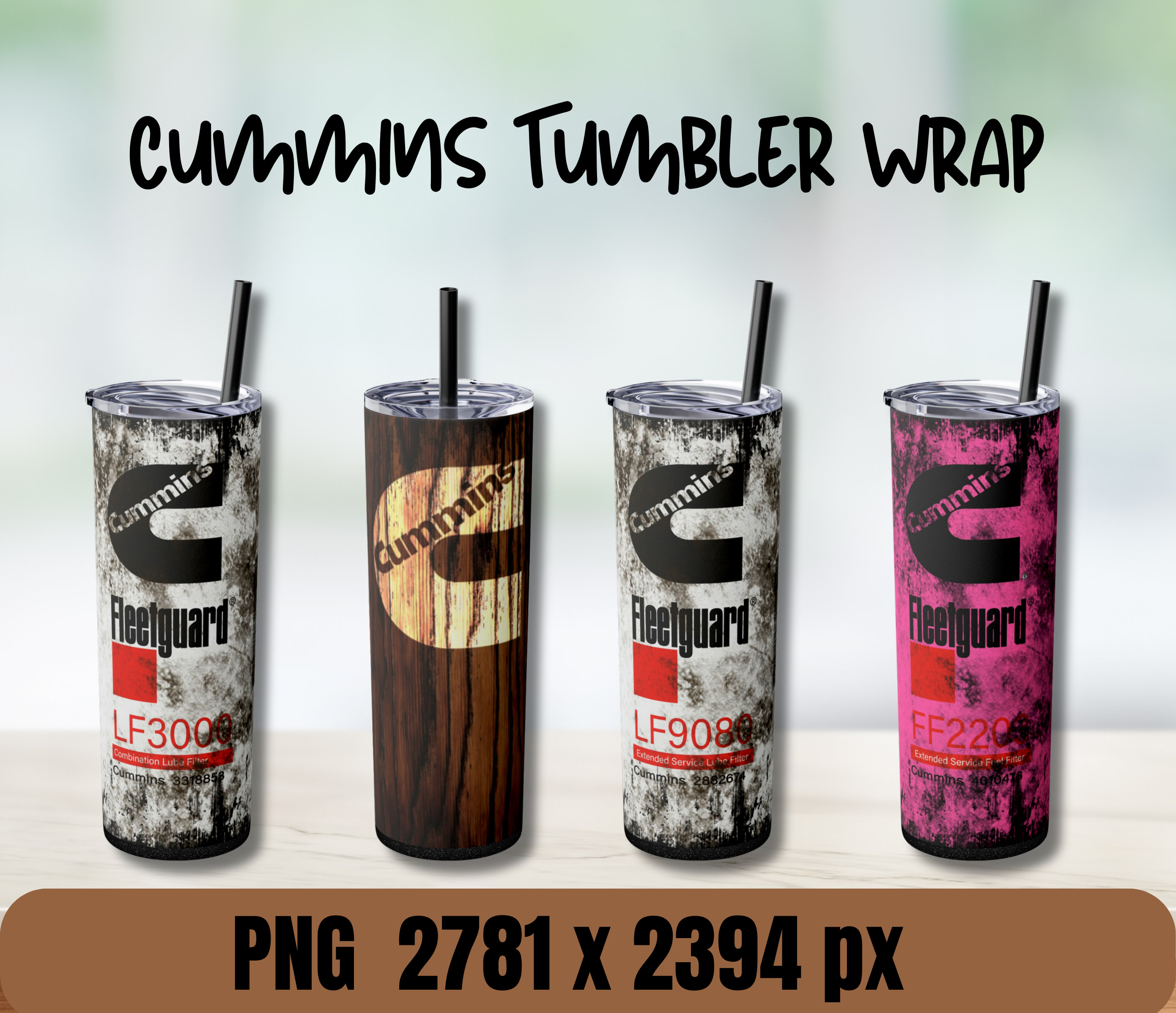 Cummins Tumbler Wrap - Etsy