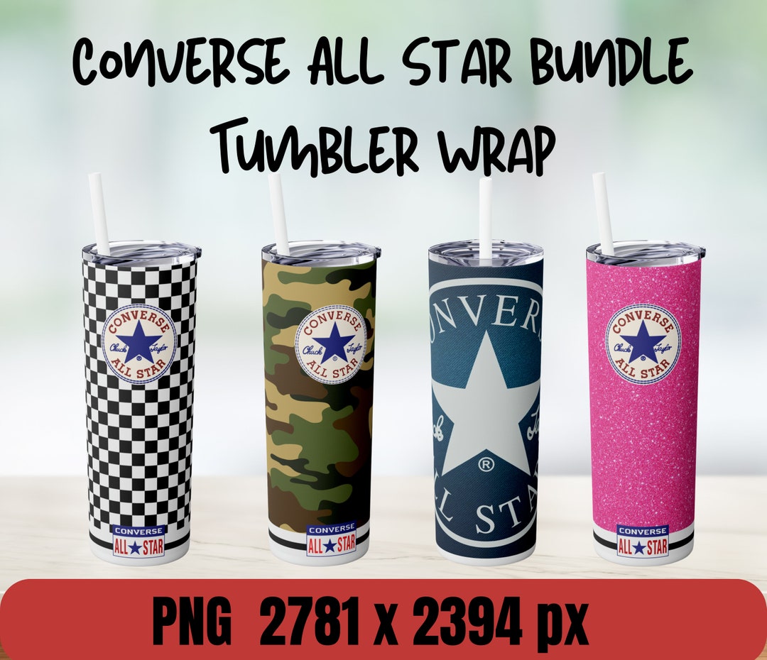 Converse All Star Bundle Tumbler Wrap - Etsy