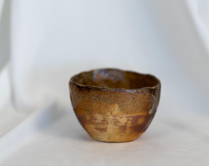 Handmade Ceramic Bowl, Japanese Anagama Wood-fired Pottery, Unique ...