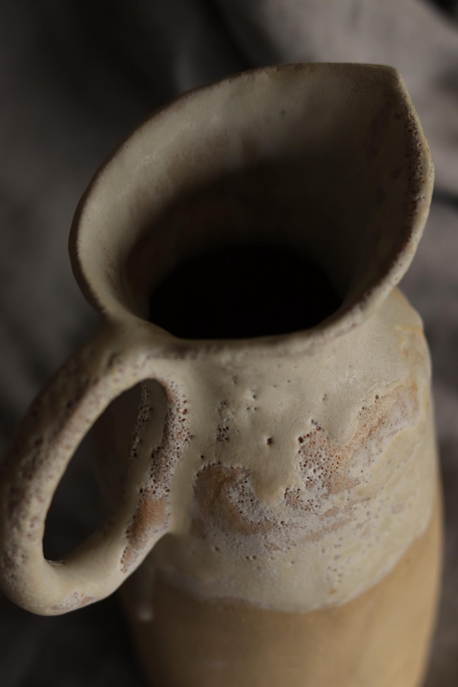 Handmade Ceramic Jug “dream Garden” — Wood-fired in Anagama Kiln, 1.25L ...