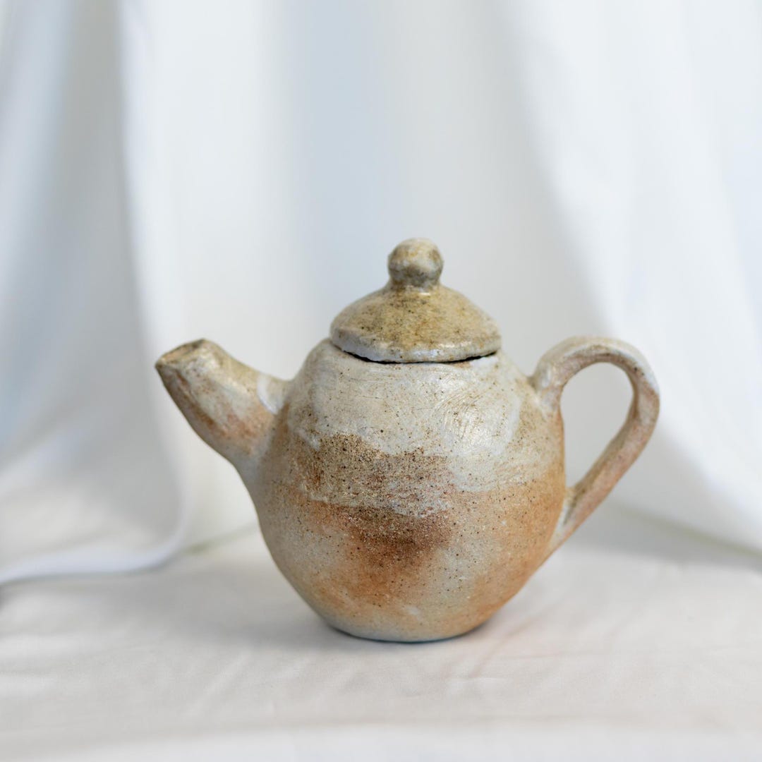 Cozy up With This Rustic Wood-fired Ceramic Teapot - Perfect for Tea ...