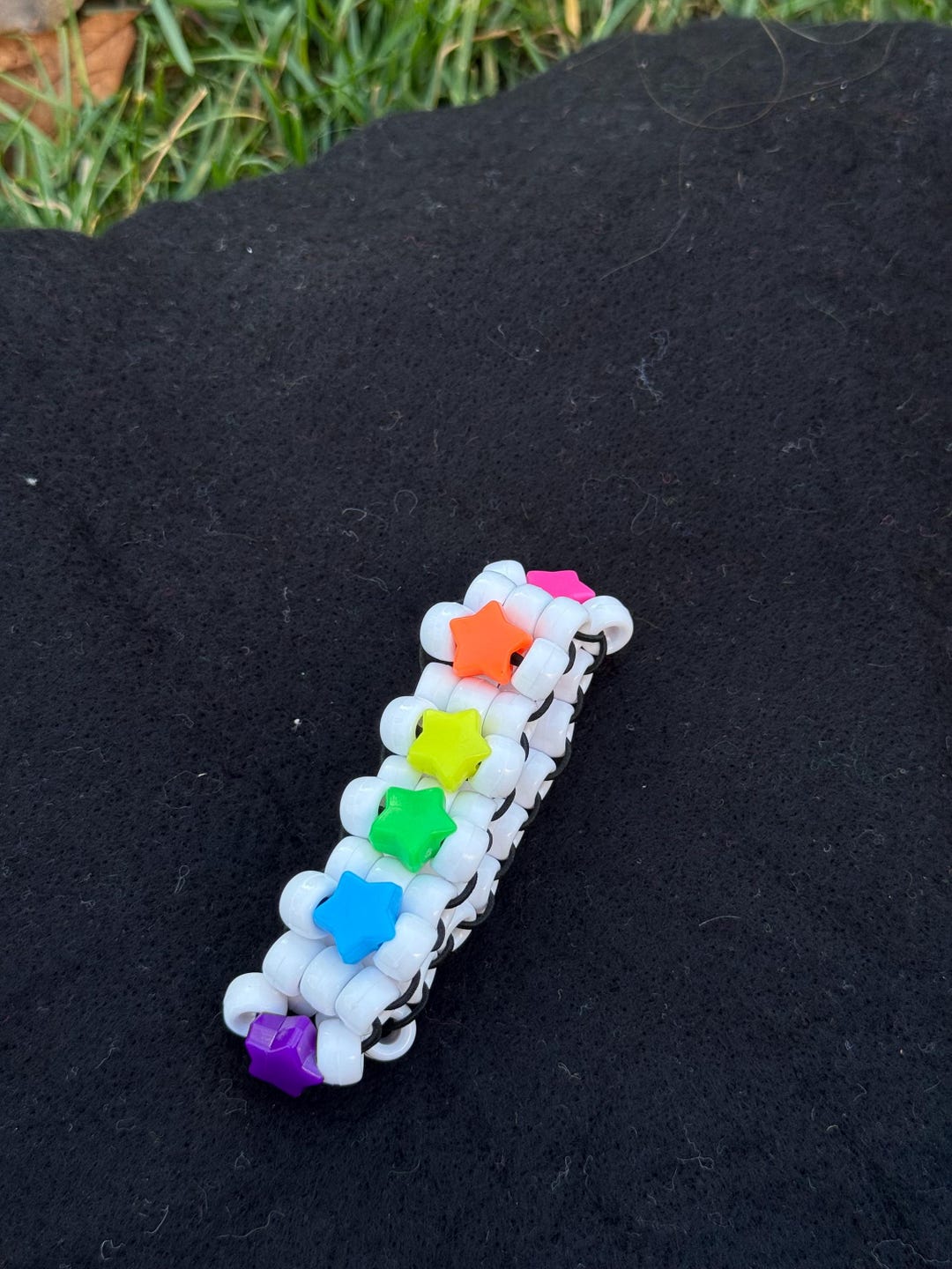 Rainbow Star Kandi Ladder Cuff - Etsy