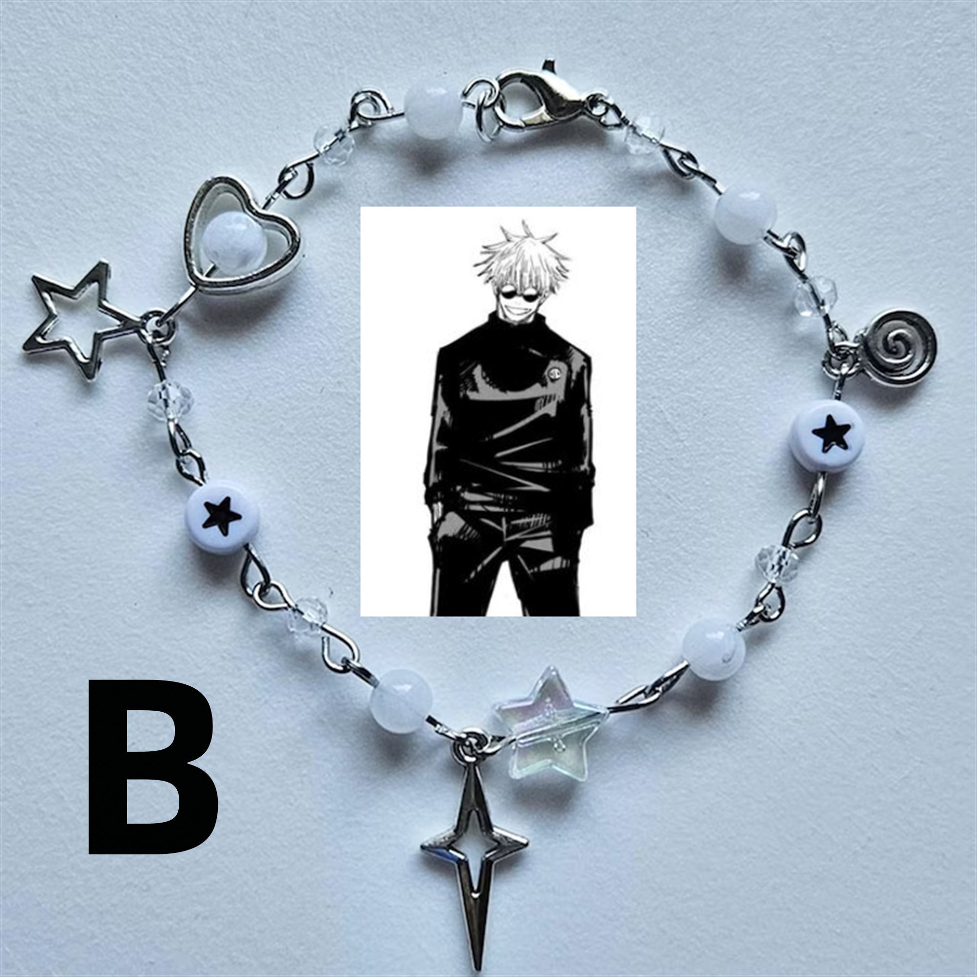 Y2K Gojo and Geto Matching Charm Braceletsatosugu - Etsy