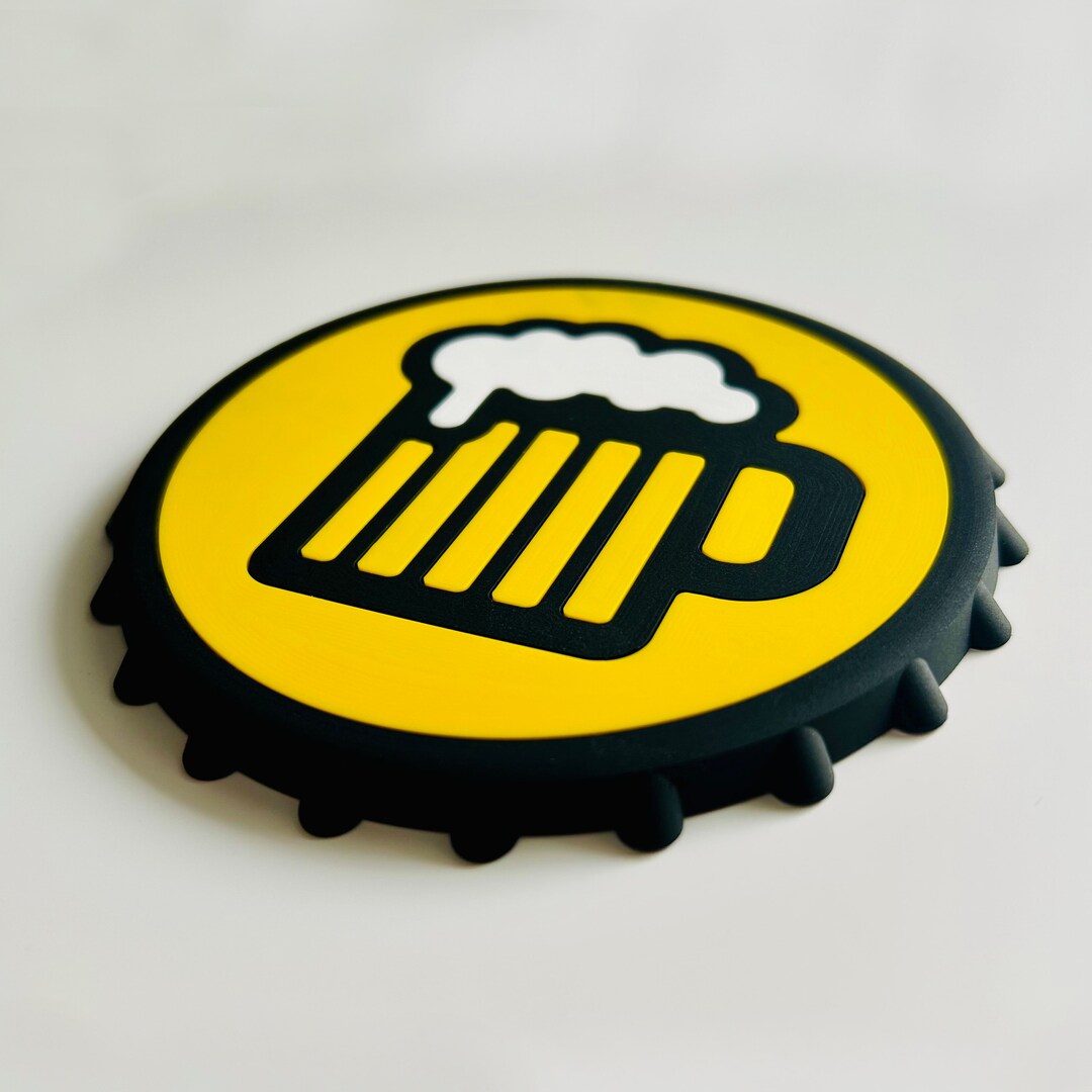 Set of 6 Pieces the Best Rubber Beer Mat for the Table a Gift for a ...