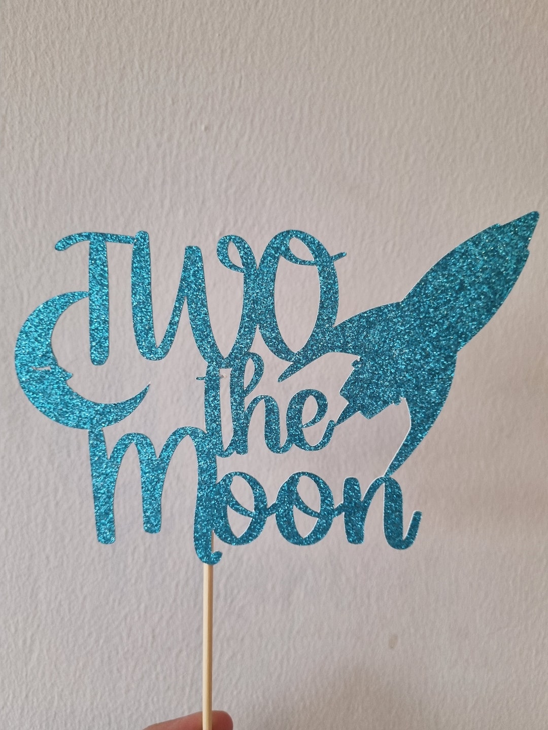 Two the Moon Cake Topper. Space Cake Topper. Name, Age Cake Topper ...