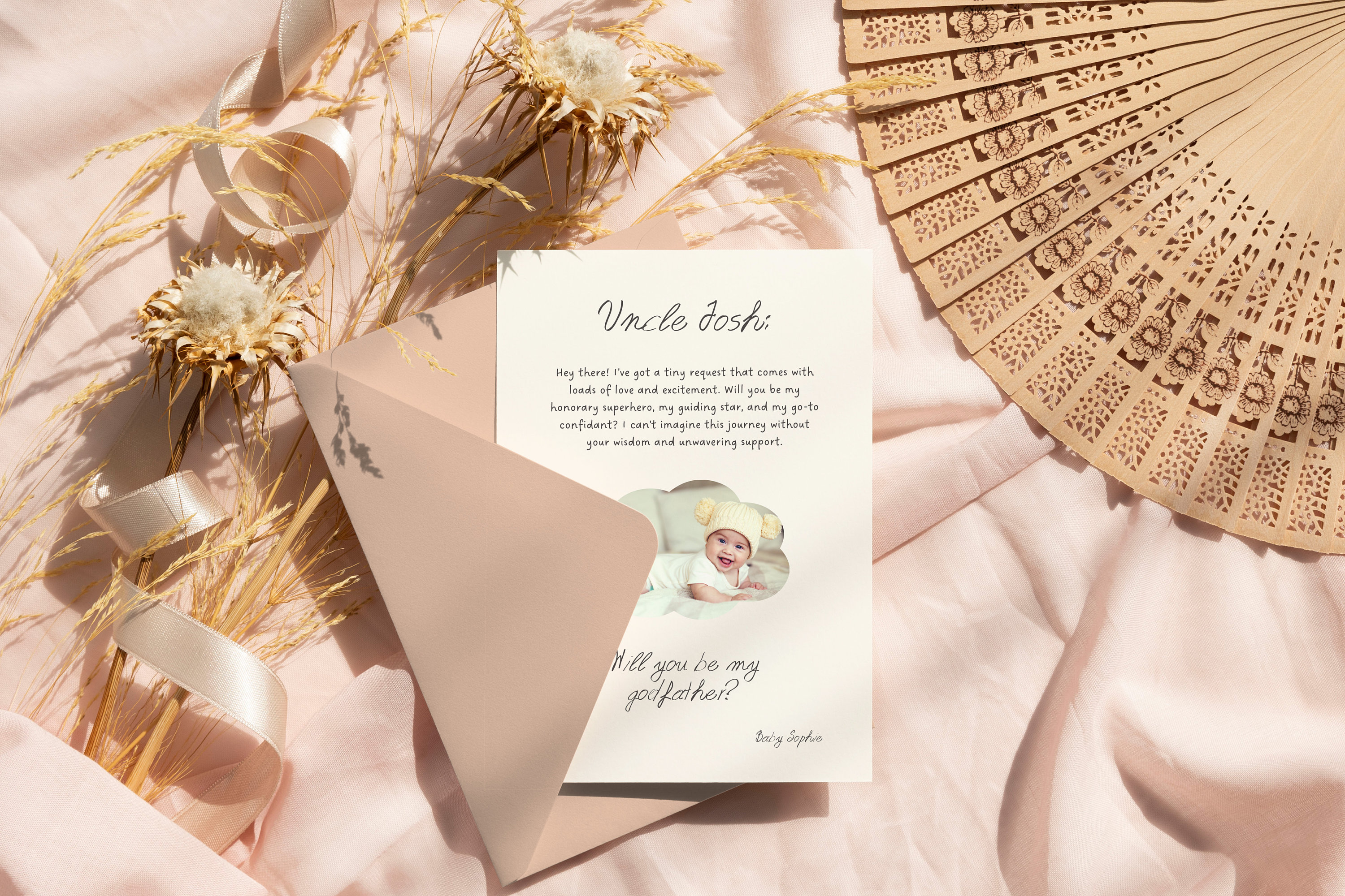 Godparents Proposal, Godparents Proposal Card, Handwritten, Baptism - Etsy