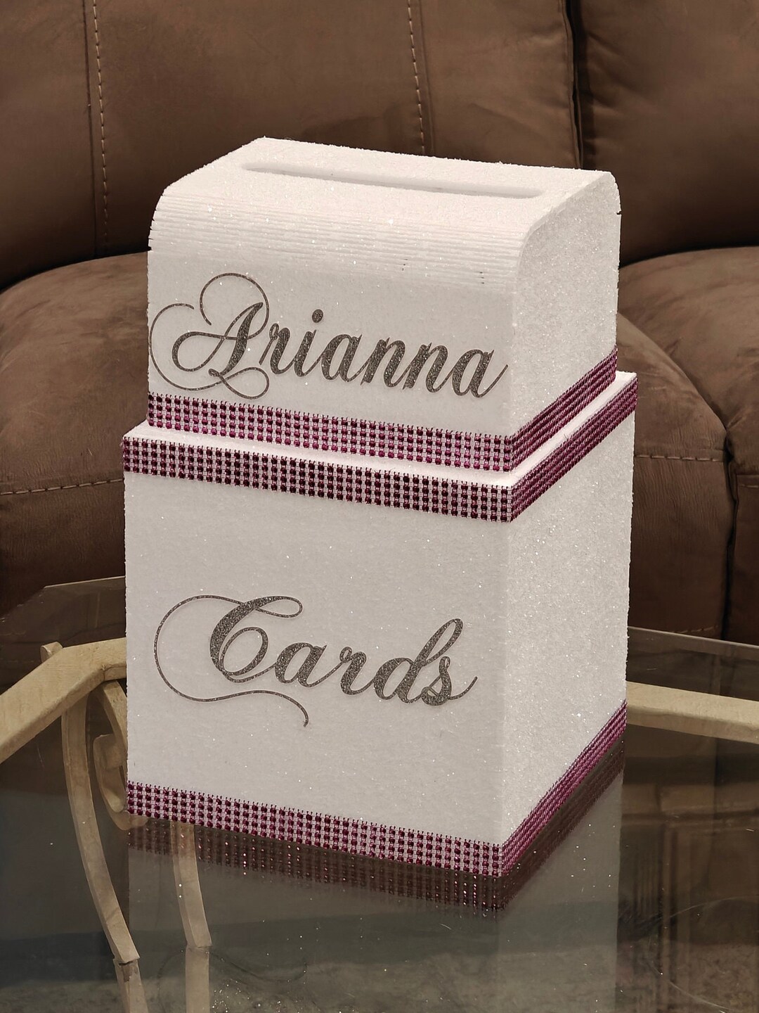 LED Two-tier Card Box: Glittering Mailbox Style for Celebrations - Etsy