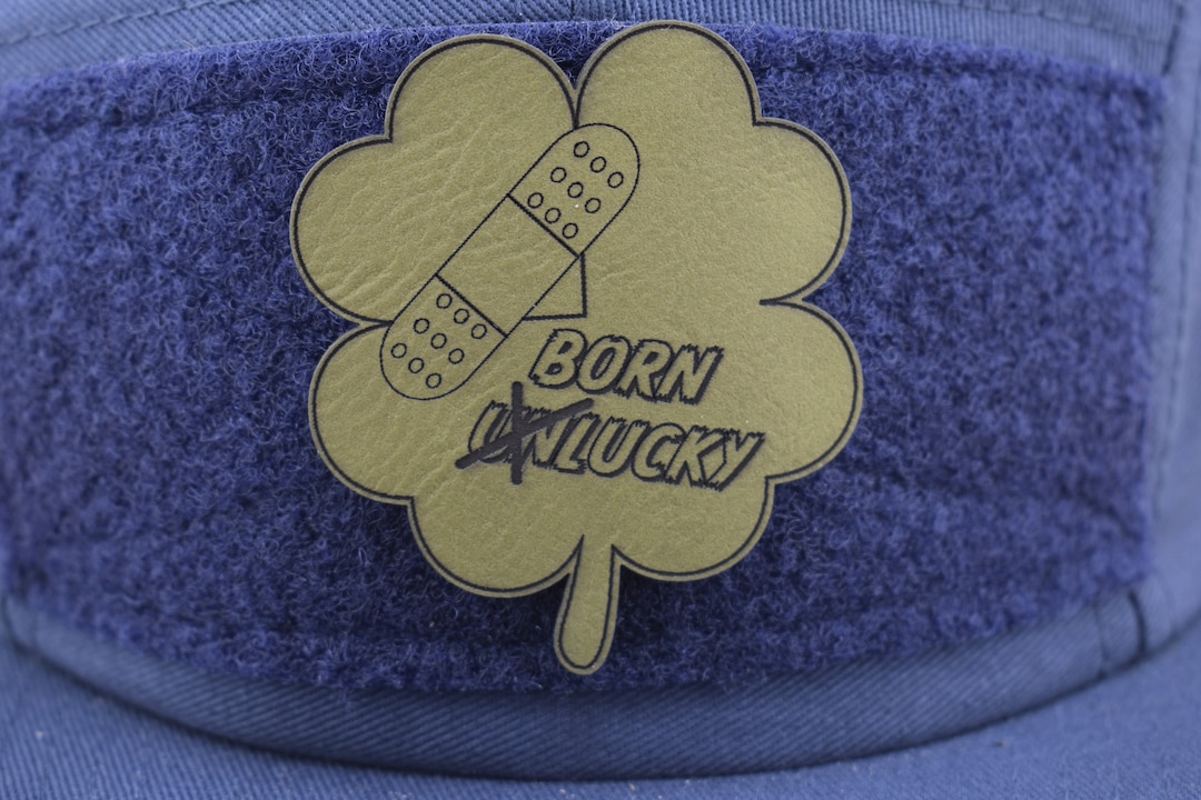 Born Unlucky Moral Patch, Tactical Patch, Four Leaf Clover, Meme Patch ...