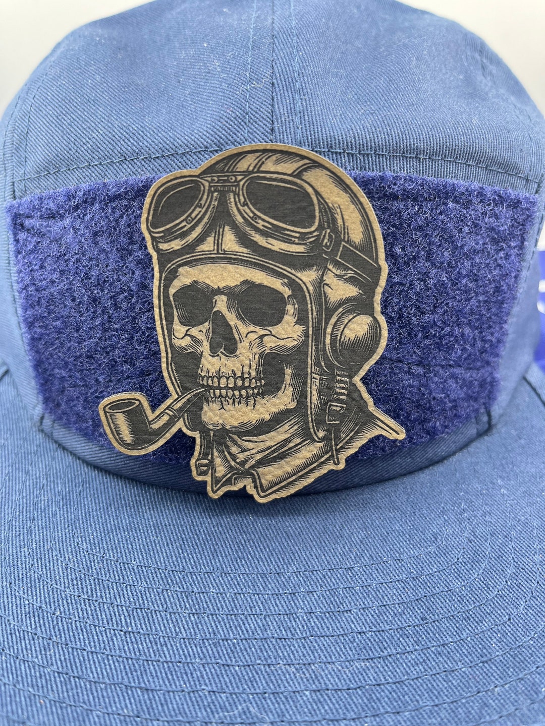 Aviator Ace Skull Morale Patch: Laser Engraved Tactical Patch - Etsy