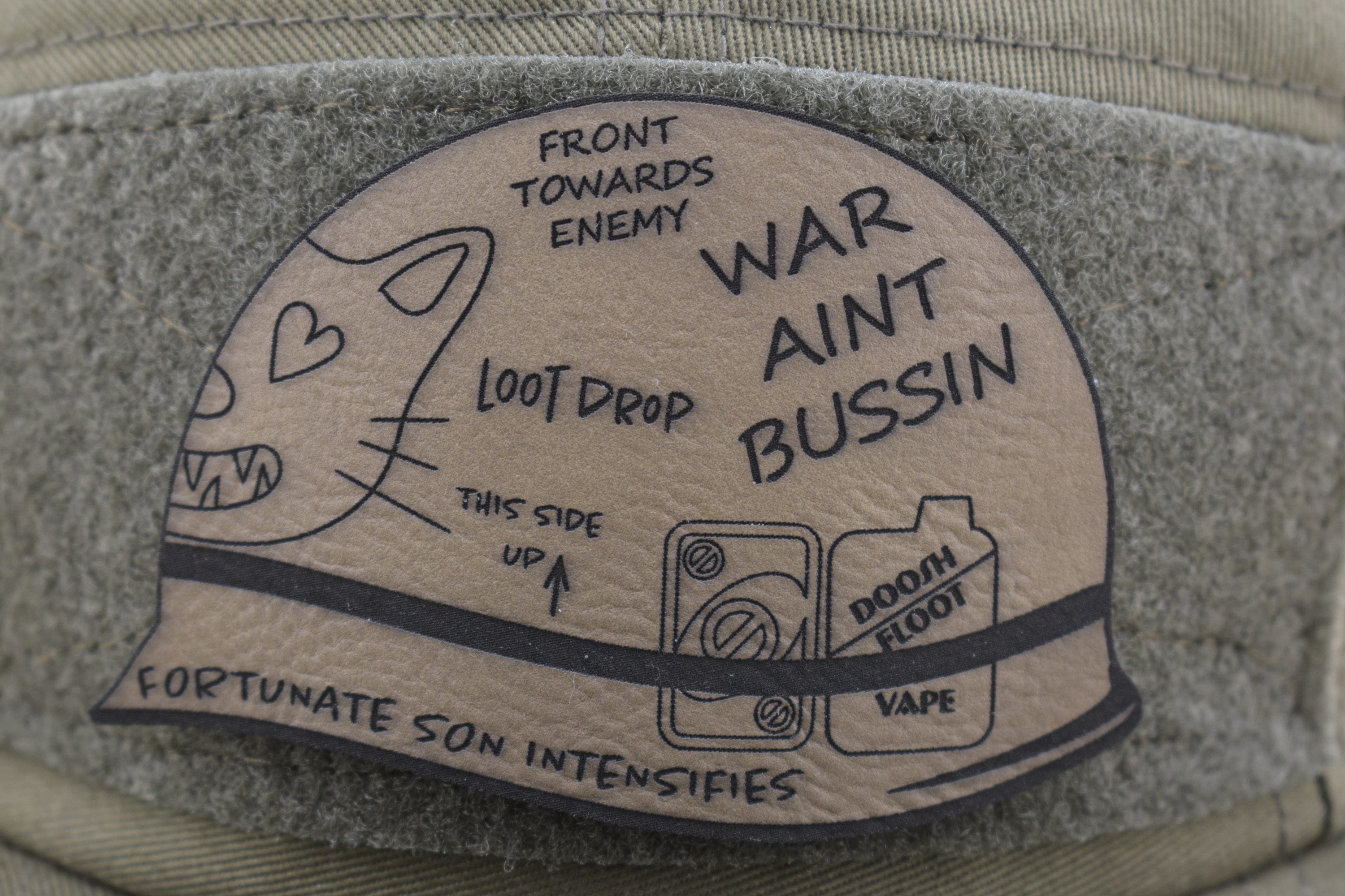 Full Metal Zoomer Morale Patch, Tactical Patch, WW3, Meme Patch, Vietnam, Hook and Loop Fastener ...