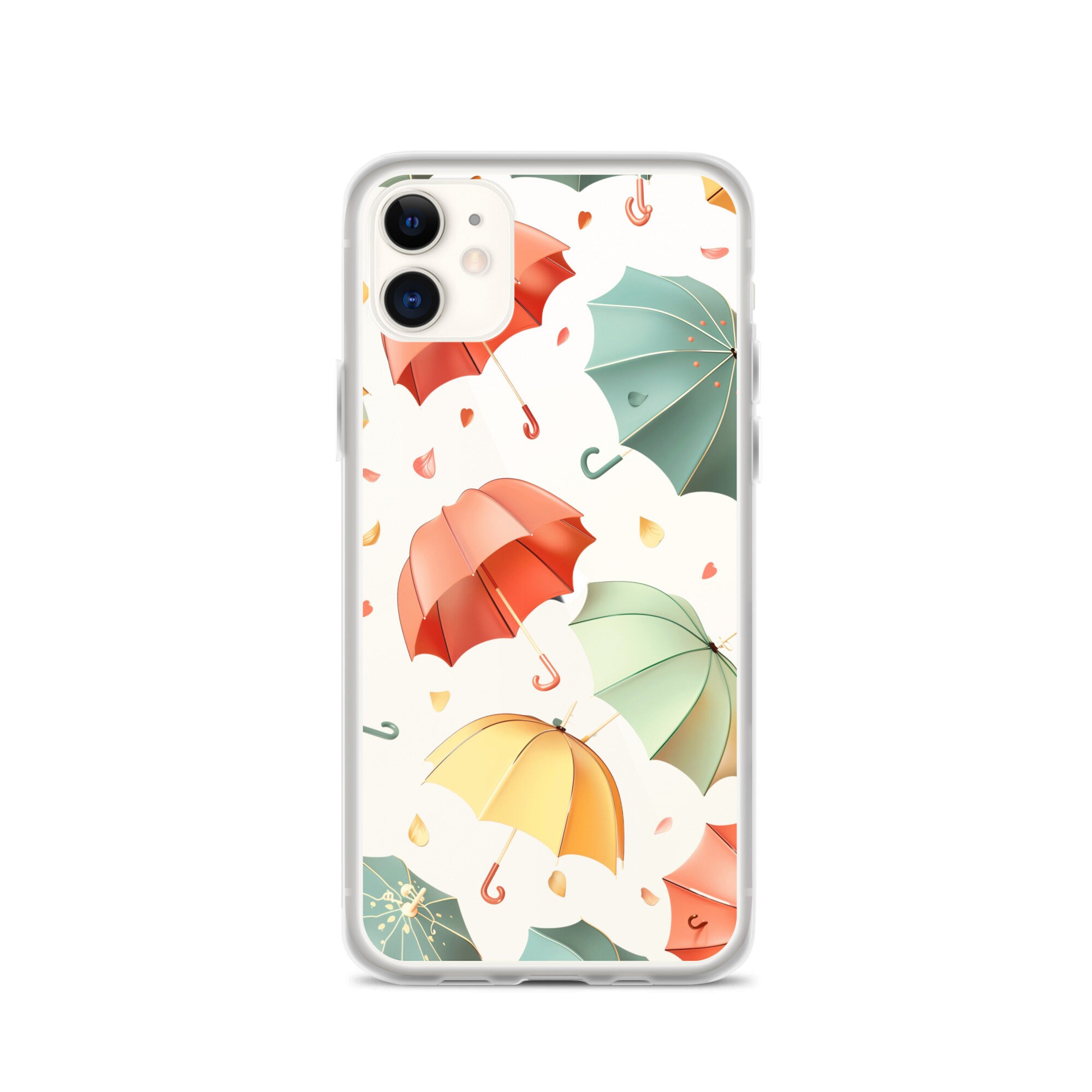 Moody Umbrella iPhone Case on a Rainy Day L Colorful Rain Phone Cover L ...