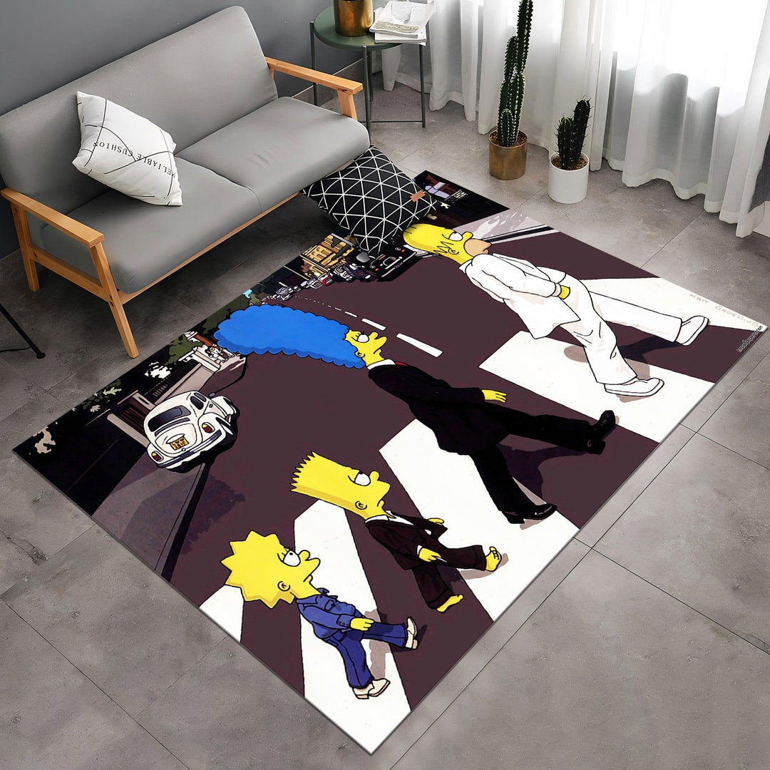 Simpson Rug, Crosswalk Rug, Animation Rug, Movie Rug, Printed Rug ...