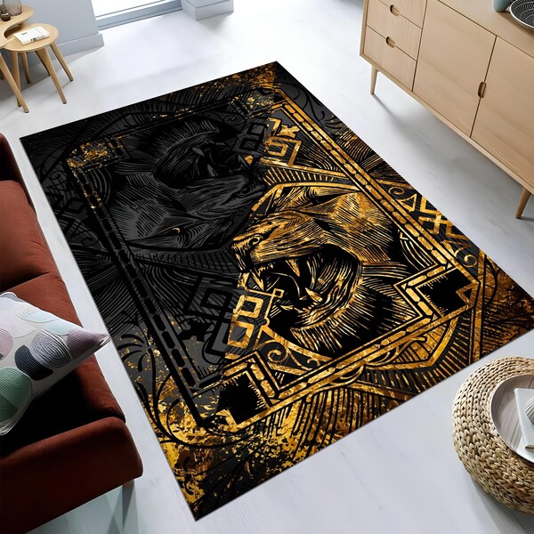 Lion Rug - Etsy
