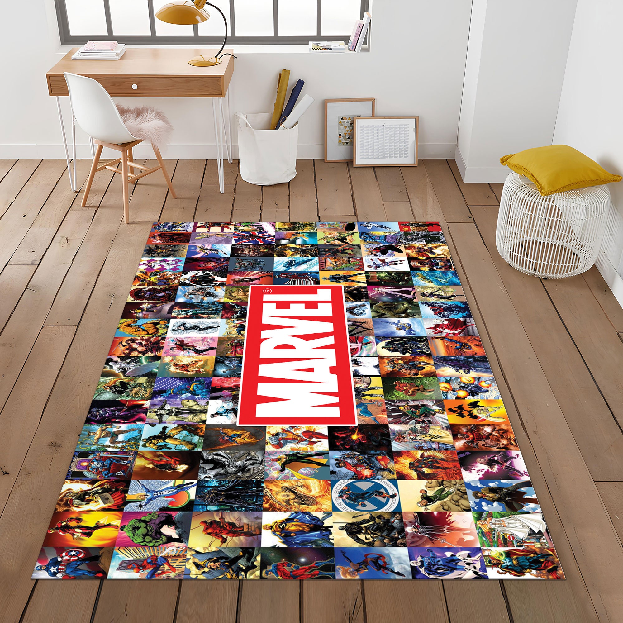Marvel Characters Rug, Mix Characters Rug, Popular Movie Rug,movie ...