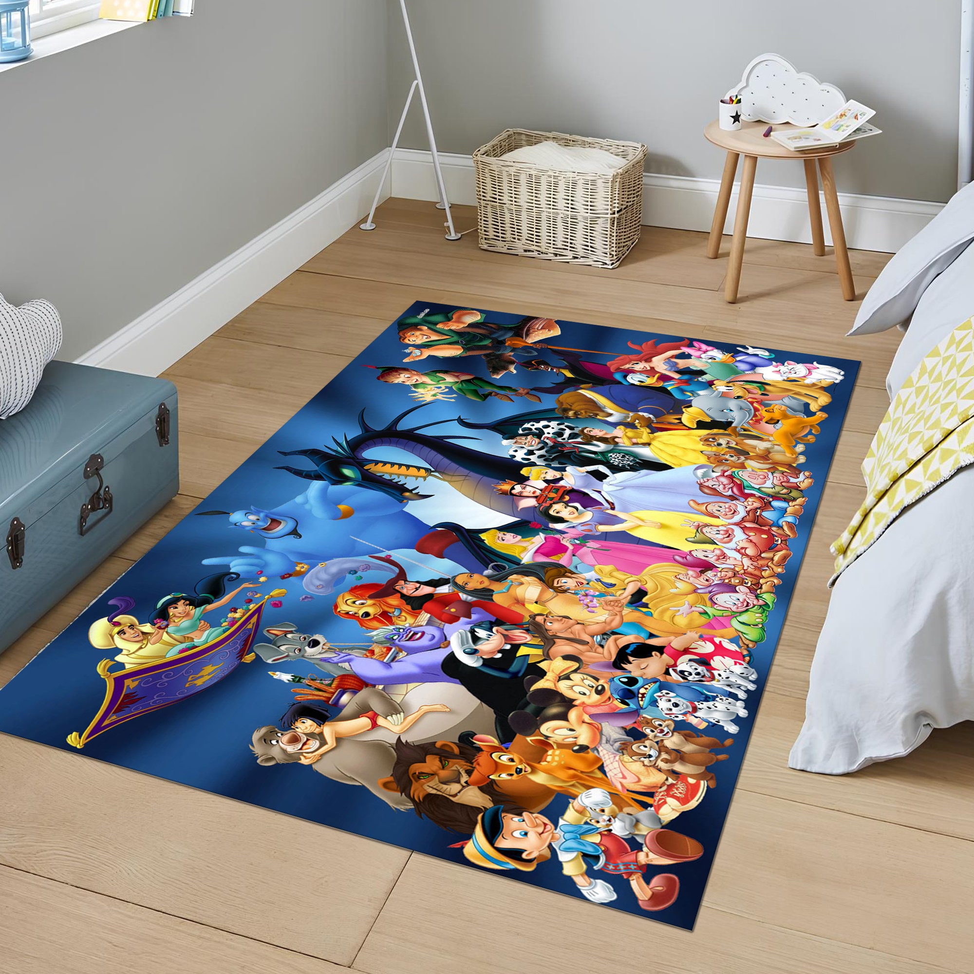 Cartoon Characters Rug,popular Characters Rug,cartoon Rug,kids Room Rug ...