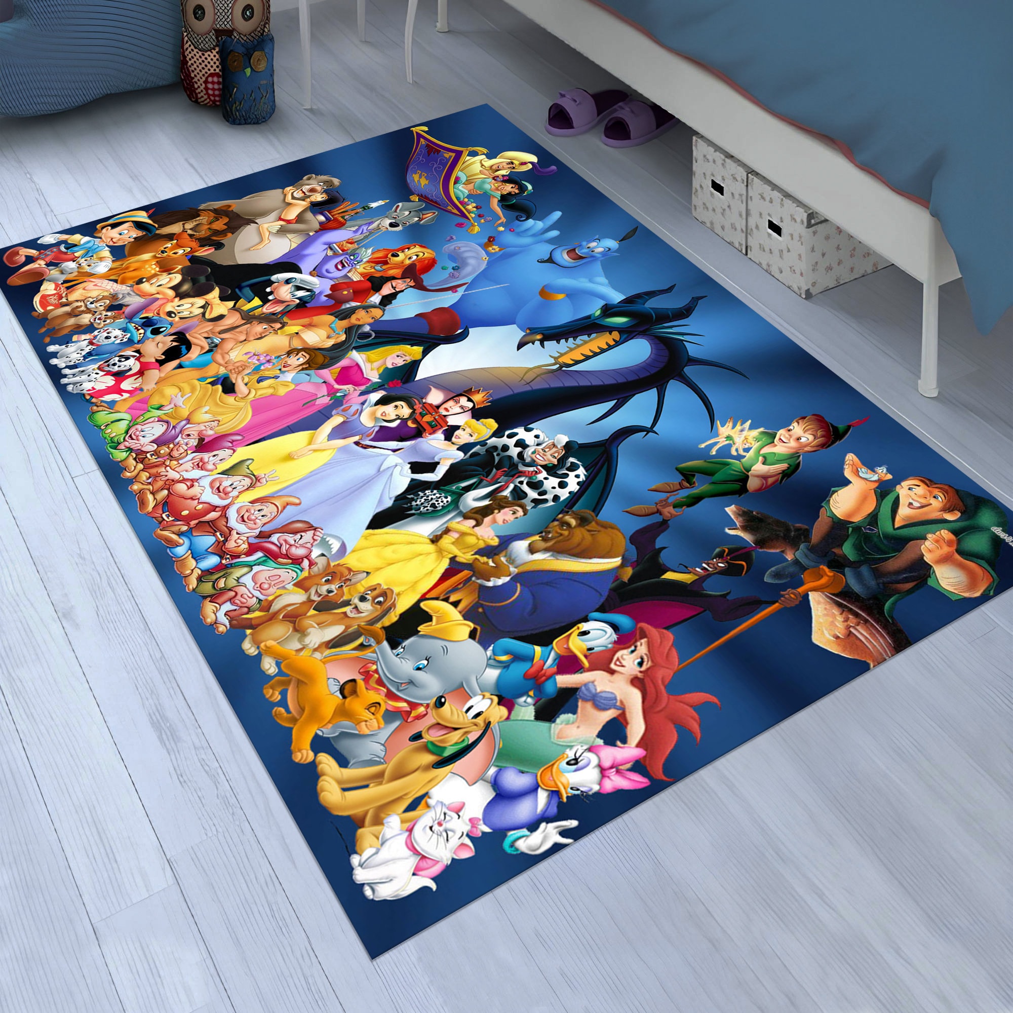 Cartoon Characters Rug,popular Characters Rug,cartoon Rug,kids Room Rug ...