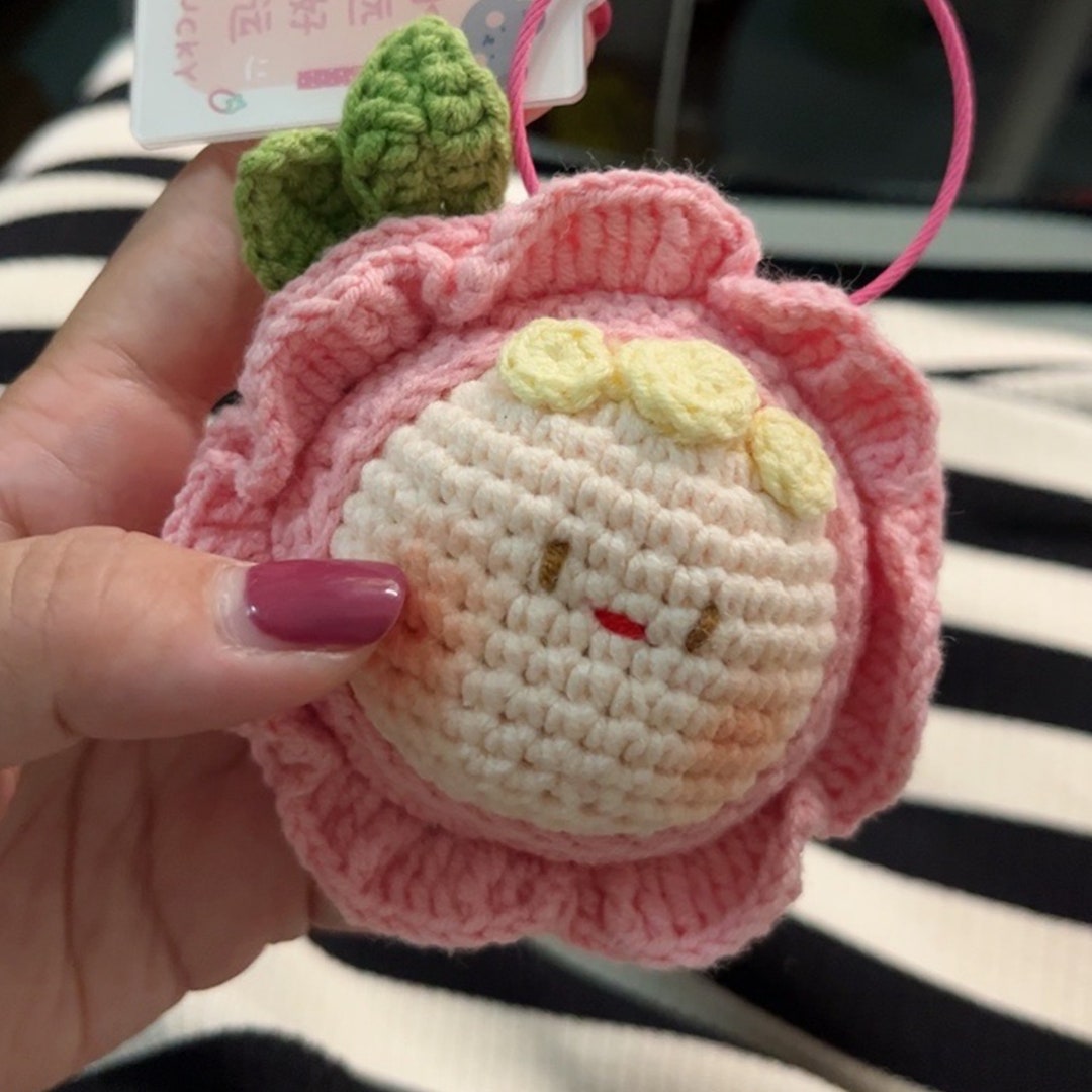 Handwoven Cute Blushing Small Milk Bag Pendant Material Bag - Etsy