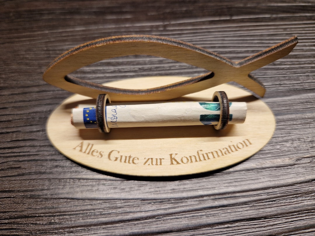 Money Gift Wish Fulfiller for Confirmation Communion Baptism Digital ...