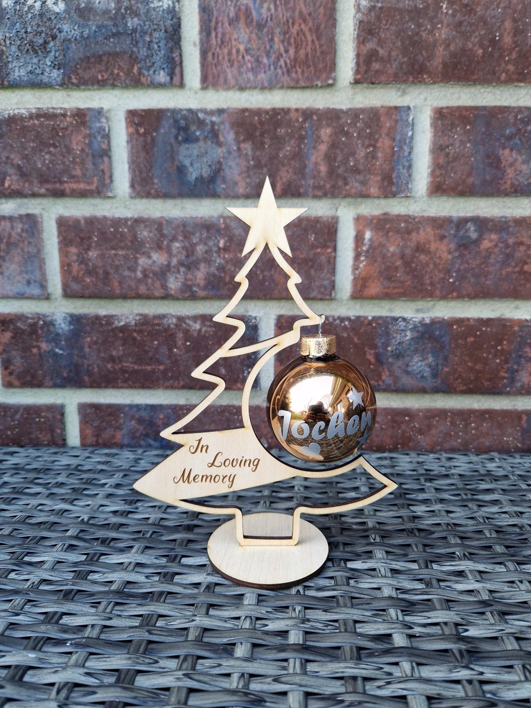 Christmas Tree in Loving Memory Memorial Christmas Tree Mourning Tree ...