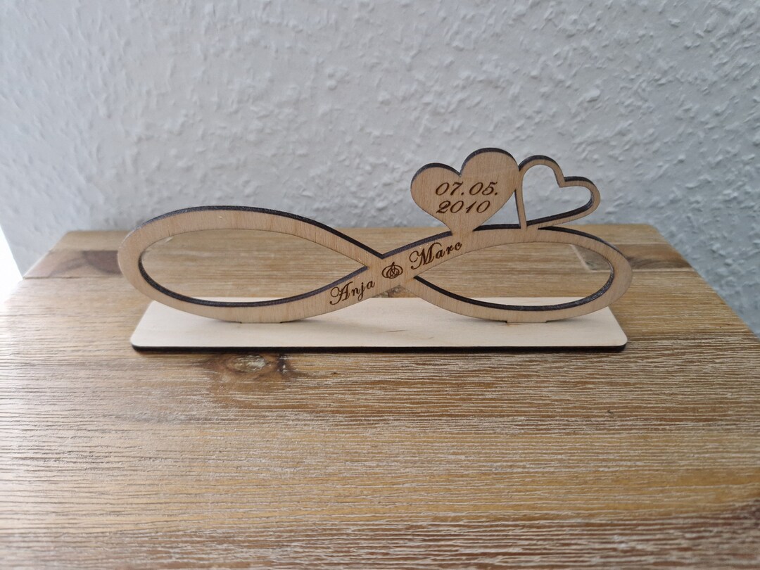 Infinity Sign Wedding Gift Engagement Love Digital File, DXF, SVG and ...