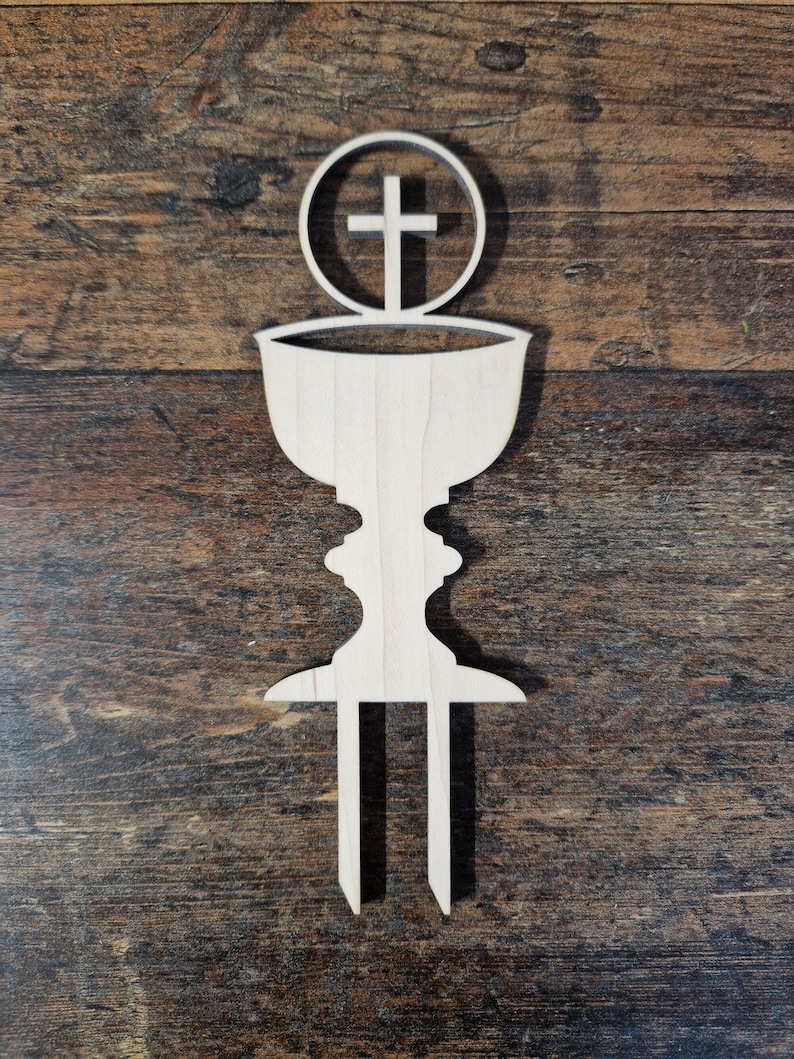 Chalice Cake Topper Communion IHS Confirmation Baptism Digital File ...