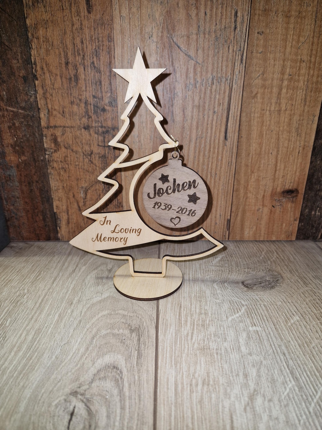 Christmas Tree in Loving Memory Memorial Christmas Tree Mourning Tree ...