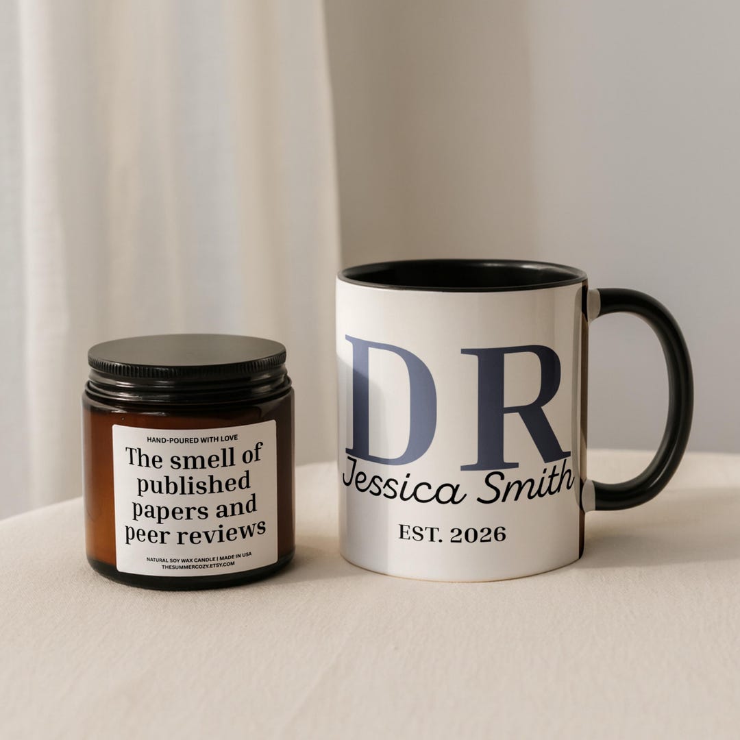 Research Scientist Candle and Mug Giftset, Women in STEM Gift, Chemist ...