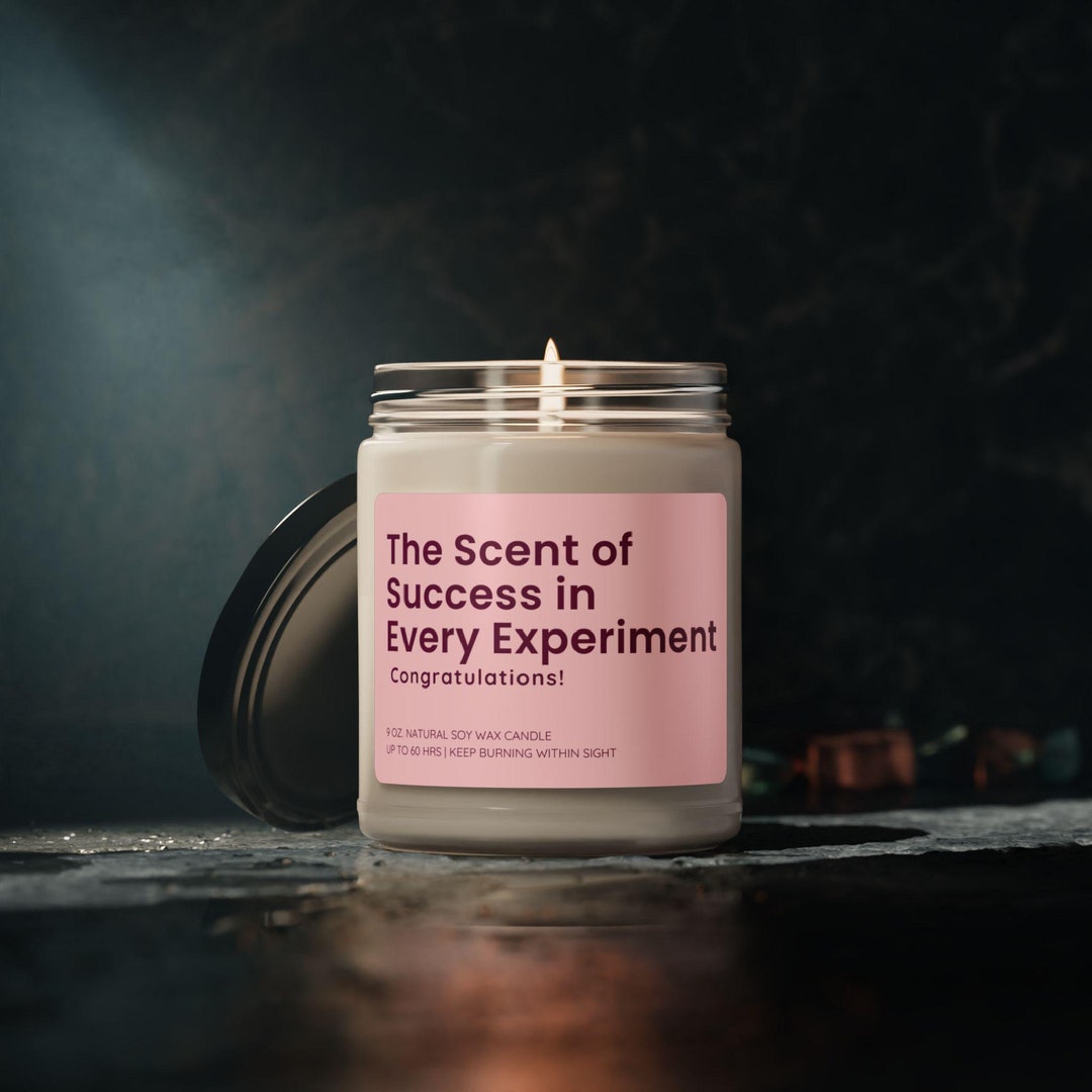 Research Scientist Candle Research Lab Women in Science Phd Grad Gift ...