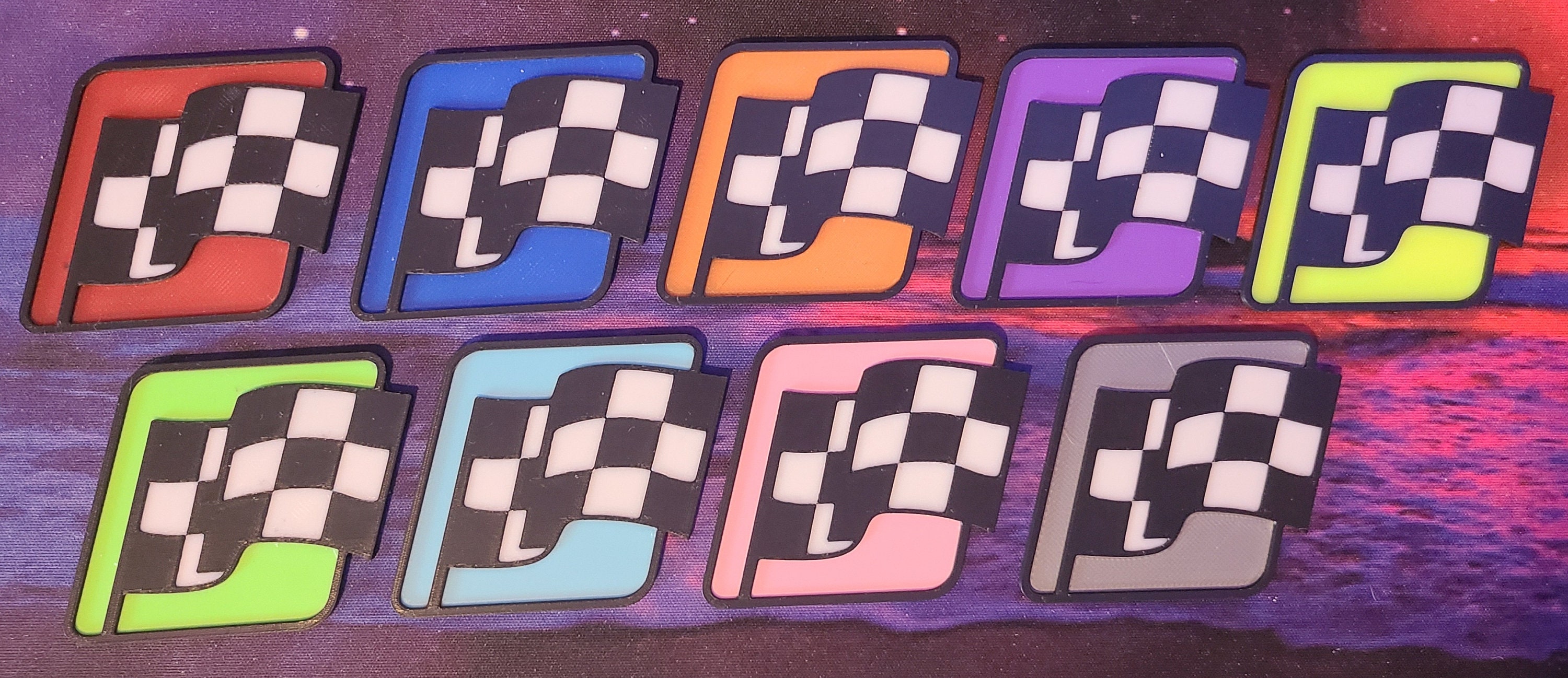 Win Flag Display Tray for Sim Racing Rig Online Racing Sim Racer Gift ...