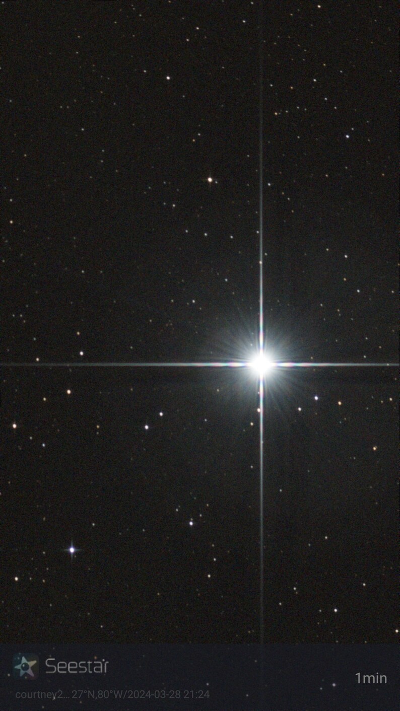 ZWO Seestar S50 Telescope Artistic Light Diffraction Spikes #1 Plastic ...