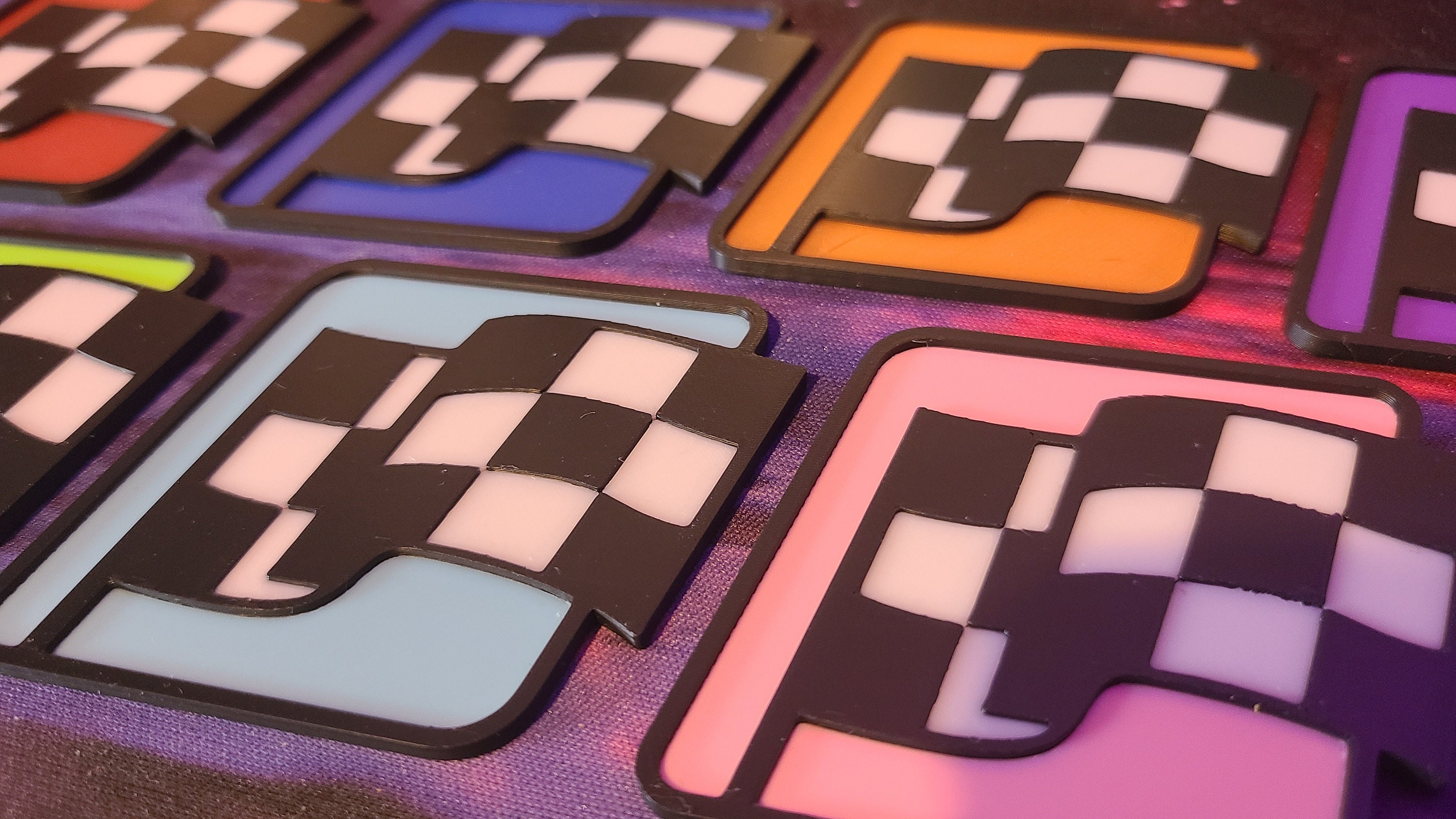 Win Flag Display Tray for Sim Racing Rig Online Racing Sim Racer Gift ...