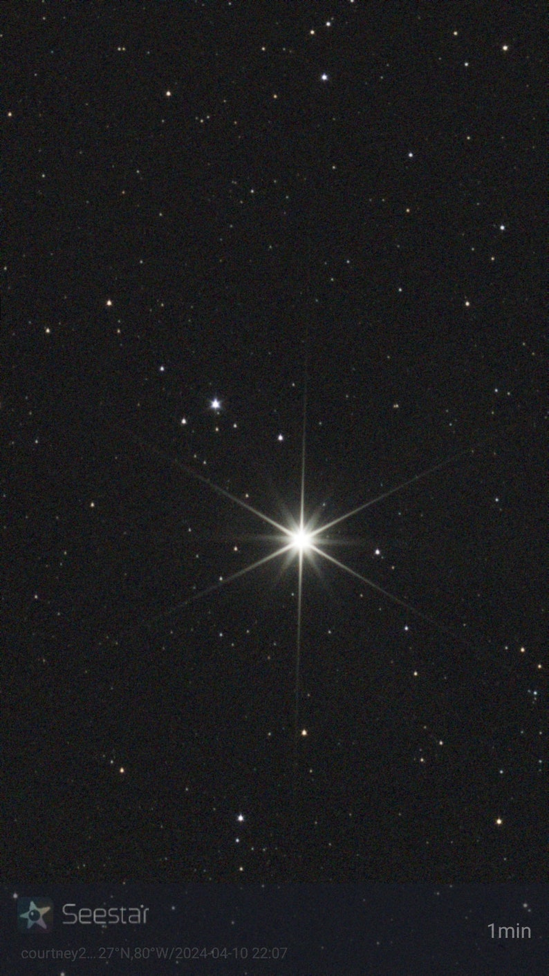 ZWO Seestar S50 Telescope Artistic Light Diffraction Spikes #34 Plastic ...