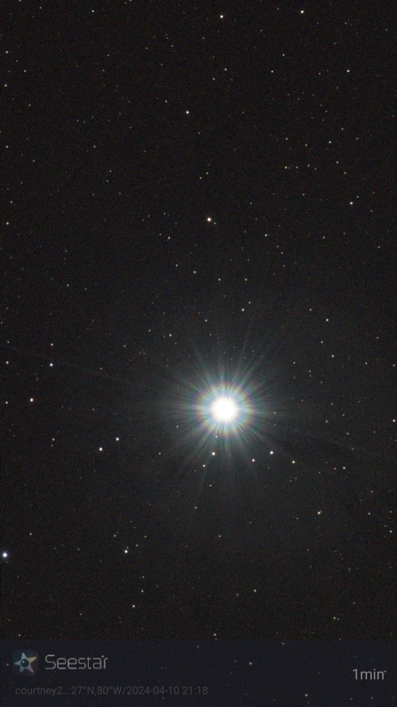 ZWO Seestar S50 Telescope Artistic Light Diffraction Spikes #26 Plastic ...
