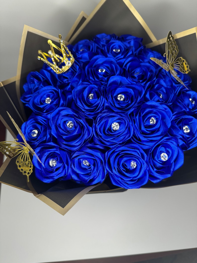 Eternal Ribbon Roses - Etsy