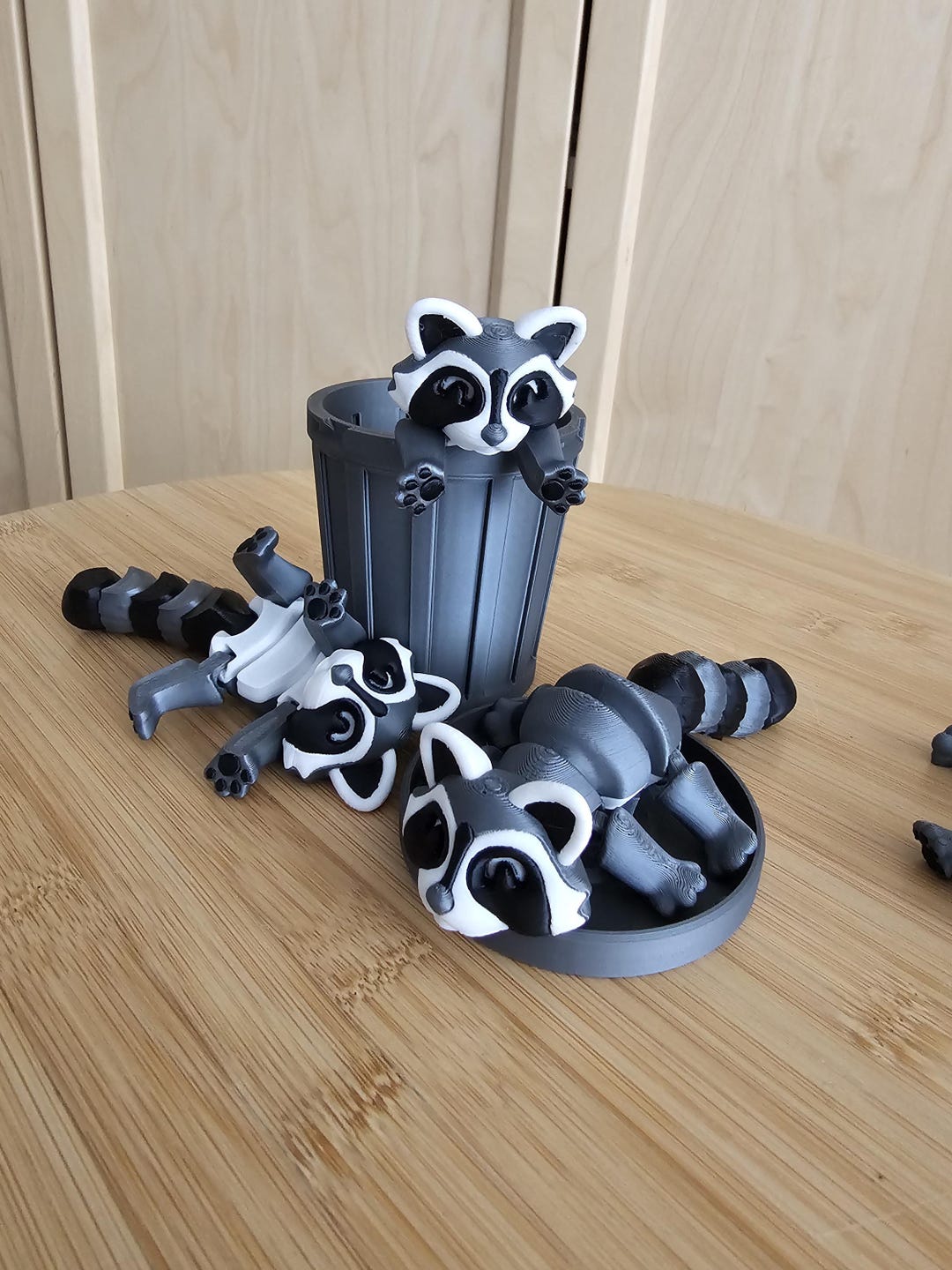 Mischievous Articulated Racon | 3D Printed Adorable Trash Bandit ...