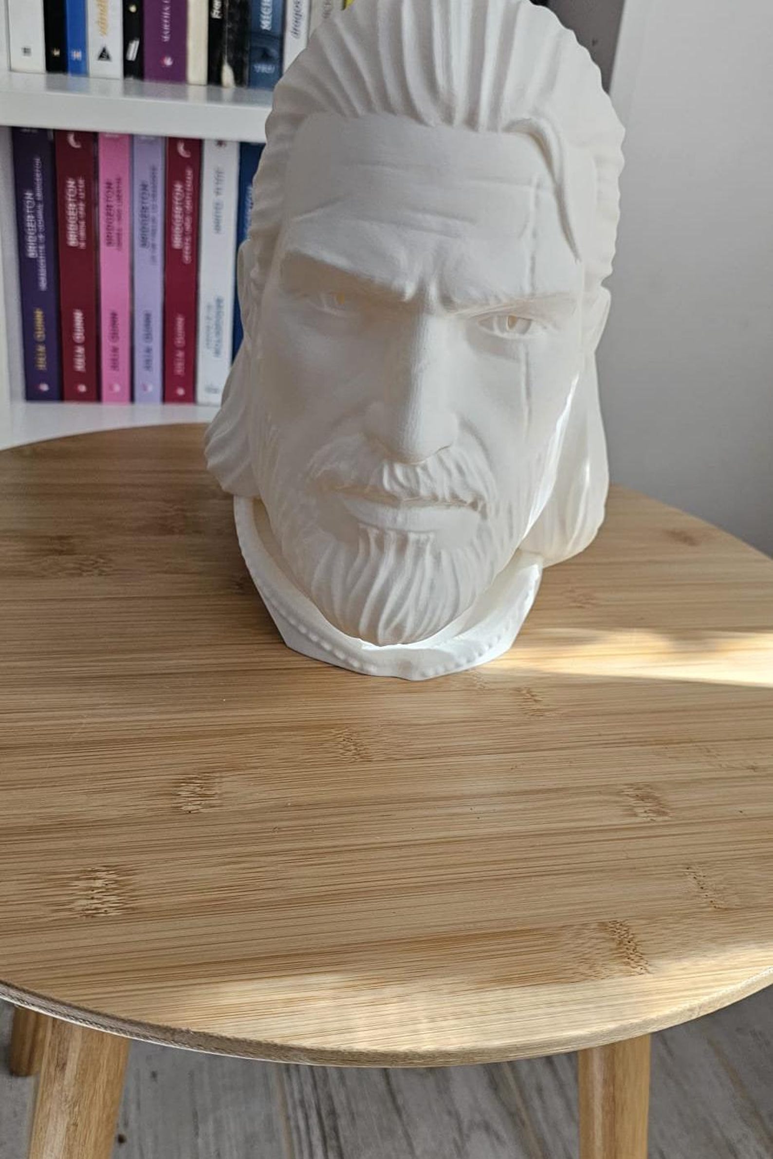 Witcher Geralt of Rivia Headphone Stand | White Wolf Headset Support ...