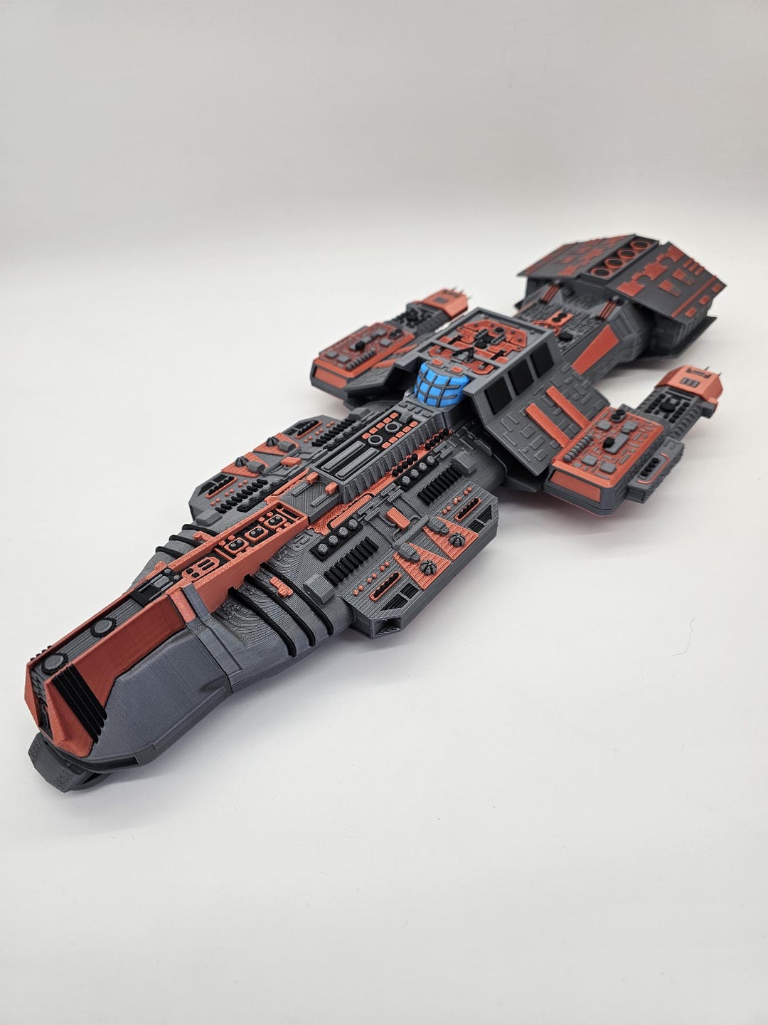 Ancient Cruiser | Ship Replica Model | 3D Printed Lantean Fully Colored ...
