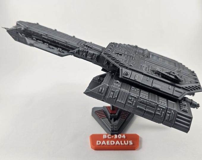 Handcrafted X-304 Daedalus Starship Model, Stargate Sg1/atlantis ...