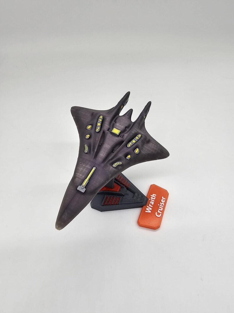 Stargate Atlantis Wraith Cruiser | Replica Ship Model | 3D Printed Prop ...