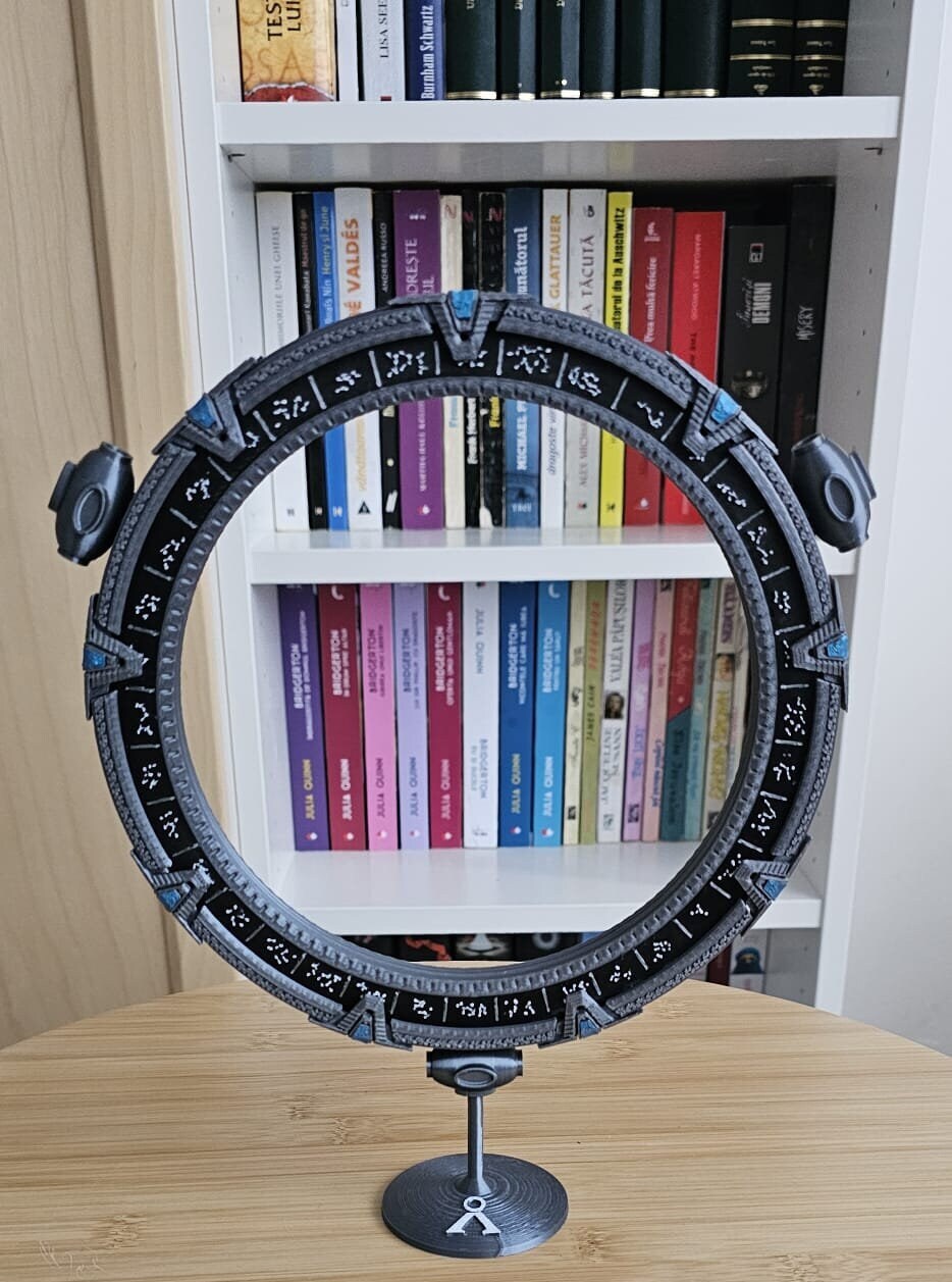 Stargate Atlantis Space Gate Replica Pegasus Galaxy 20 Cm Diameter - Etsy