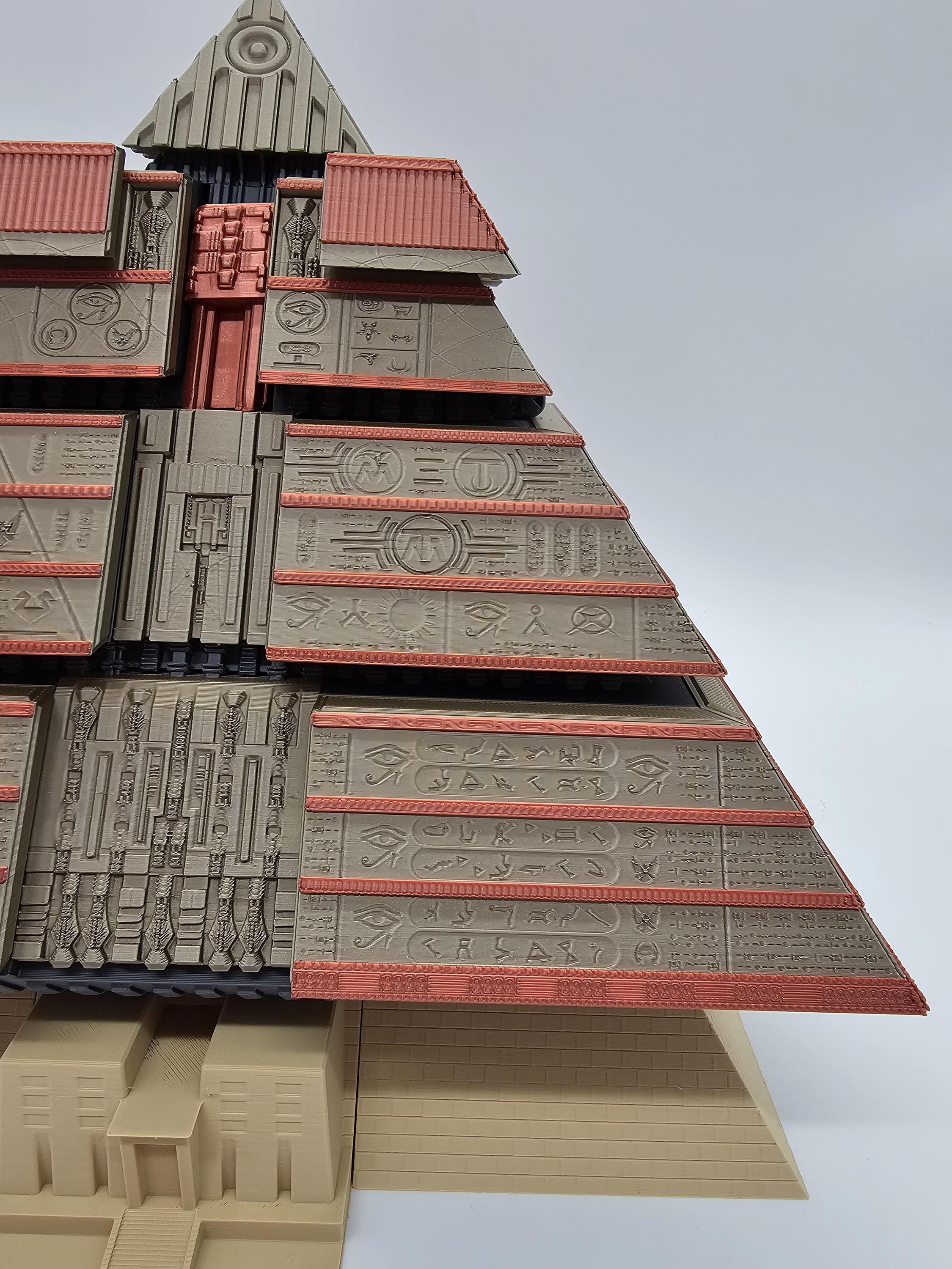 Pyramid Keops Class Replica | Ship Model Diy KIT Fully Painted 3D ...