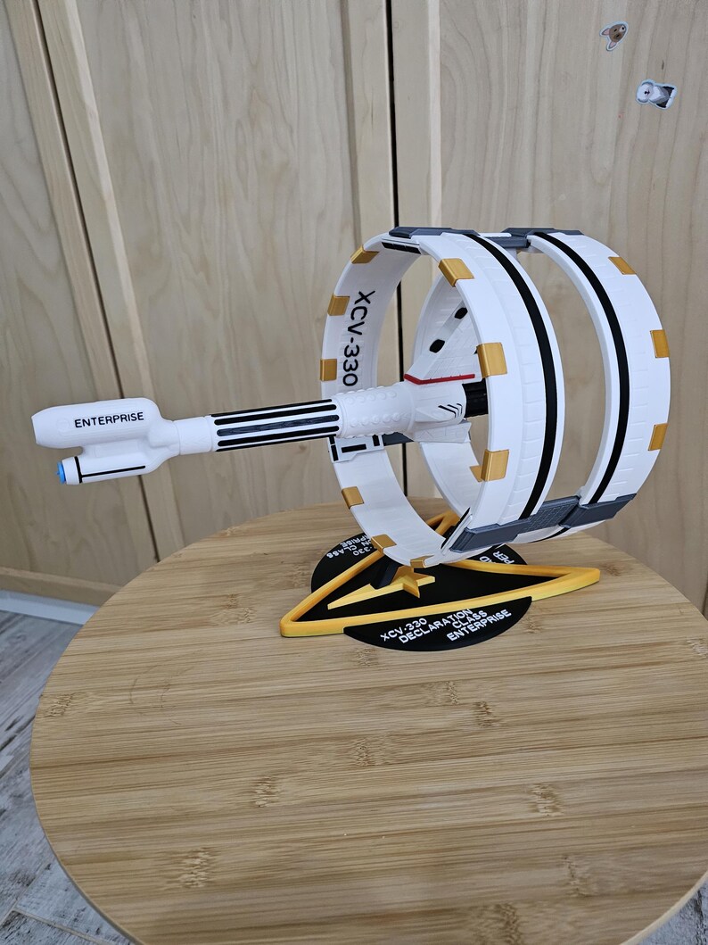 Enterprise Declaration Class | XCV-330 3D Printed | Trek 14 Inch - Etsy UK