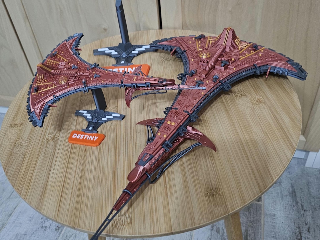 Stargate Destiny Replica With Seed Ship Ancients Destiny Ship Model ...