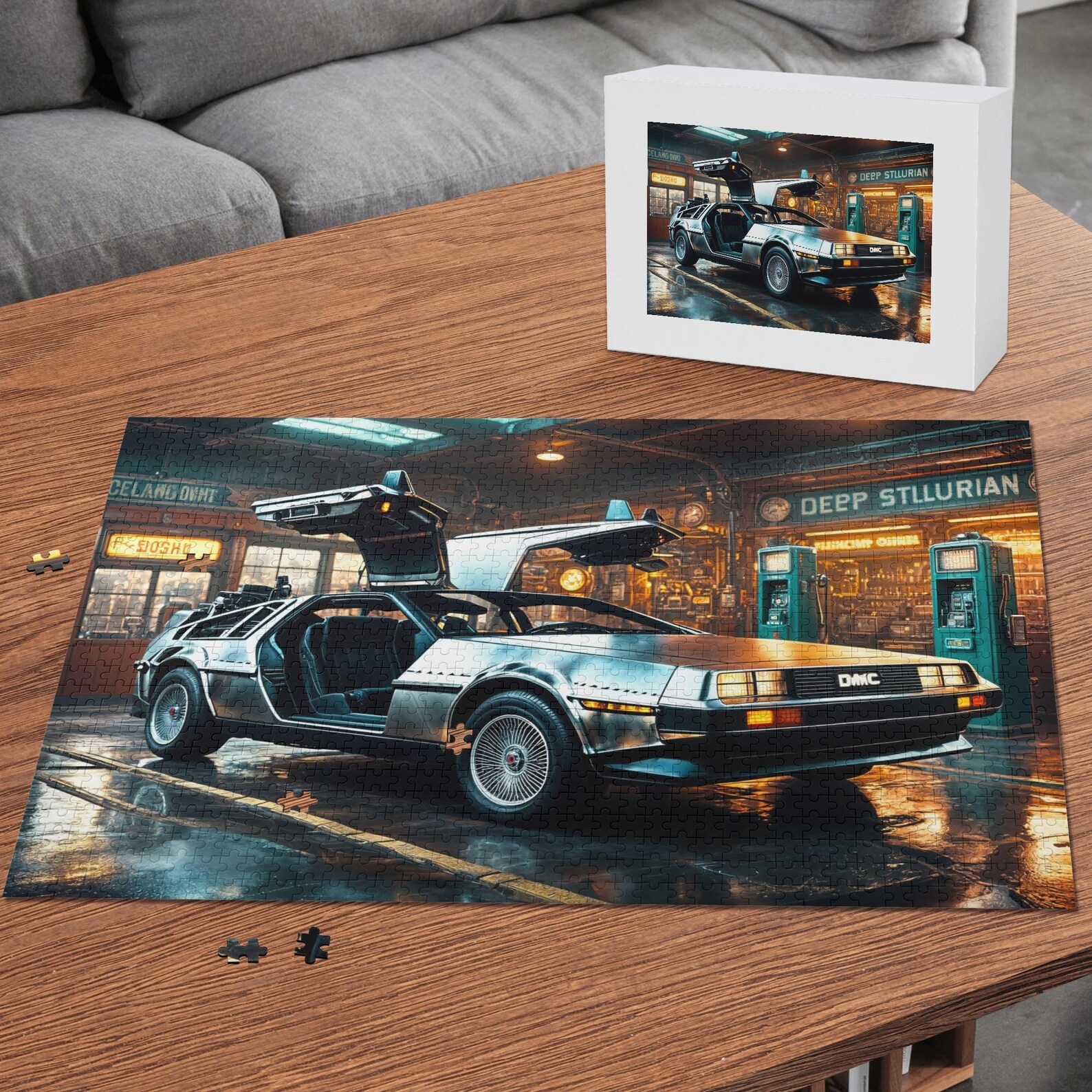 DMC Delorean Wooden Picture Puzzle Jigsaw 1000 Pcs - Etsy