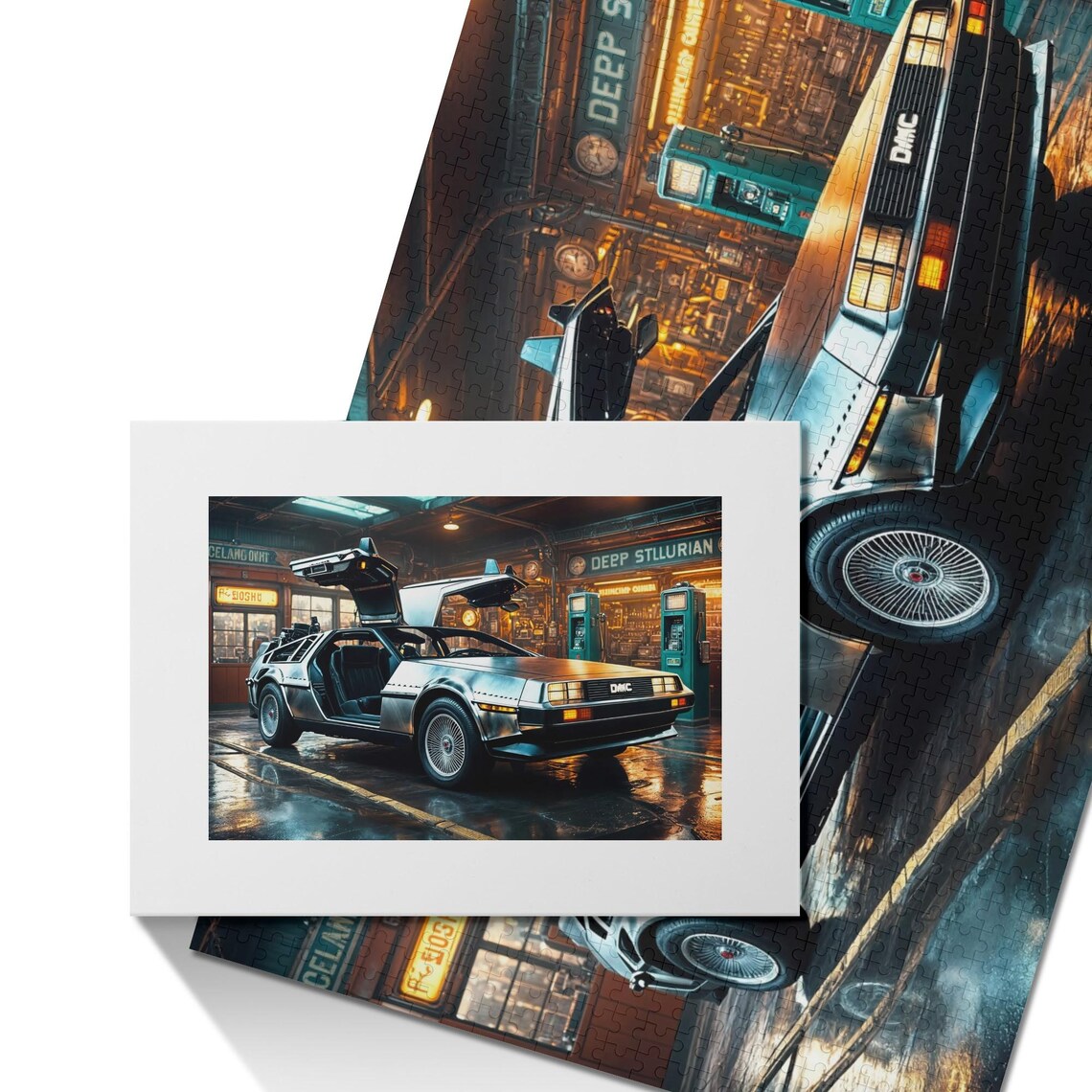 DMC Delorean Wooden Picture Puzzle Jigsaw 1000 Pcs - Etsy