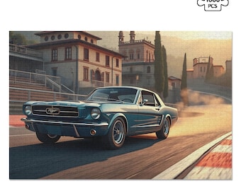 Ford Mustang Fastback Bullitt Jigsaw Puzzles, 1000pc 765x525mm Handmade ...