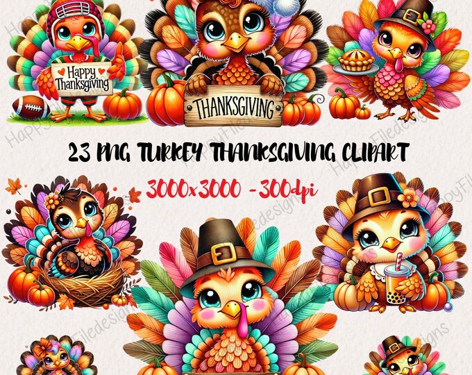 Thanksgiving Turkey Clipart, Thanksgiving Turkey PNG, Cartoon Turkey ...