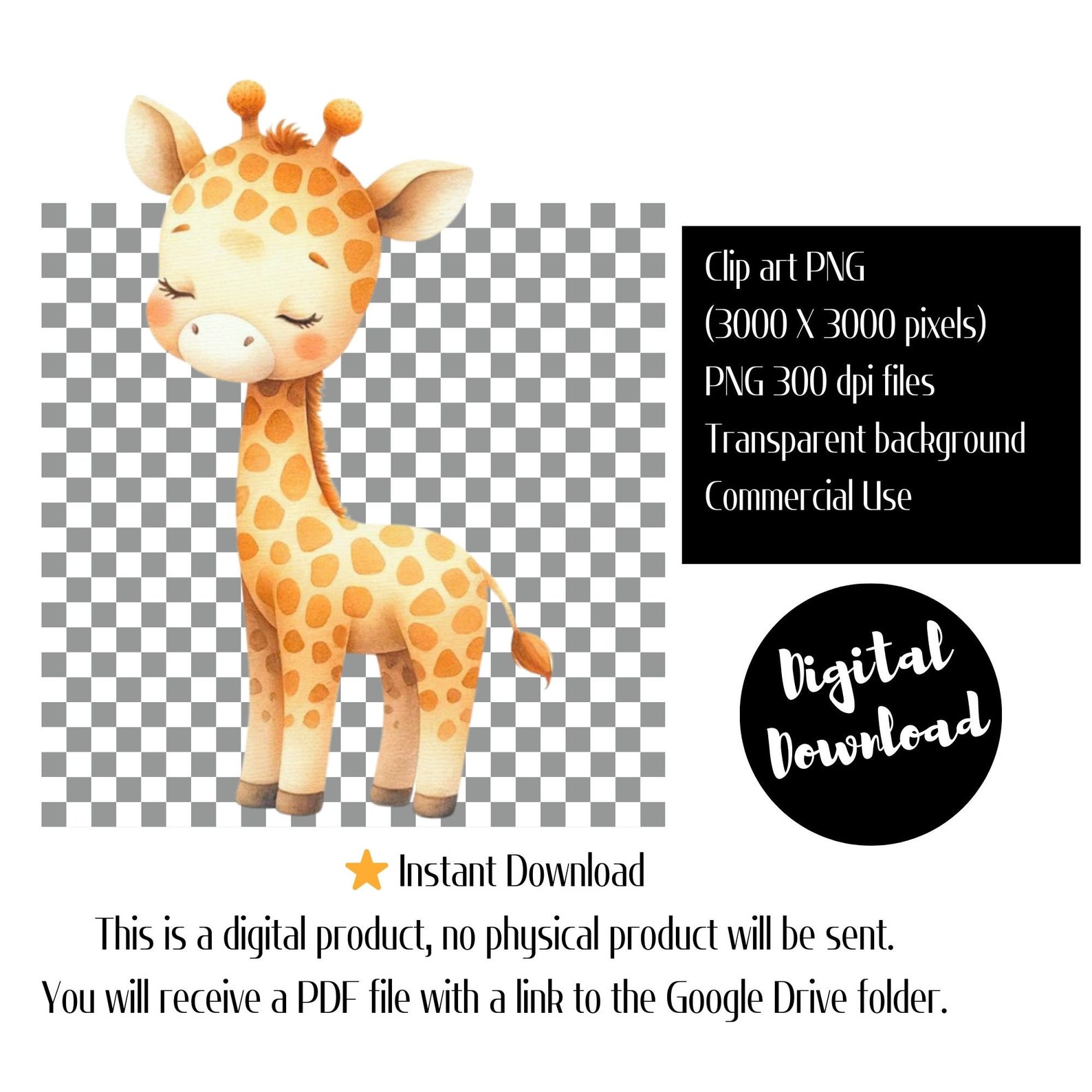 Woodland Animals Watercolor Clipart, Forest Animals Clipart Cute ...