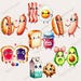 Cute Food Couples Clipart, Food Pairs Clipart, Food Couple, Perfect ...
