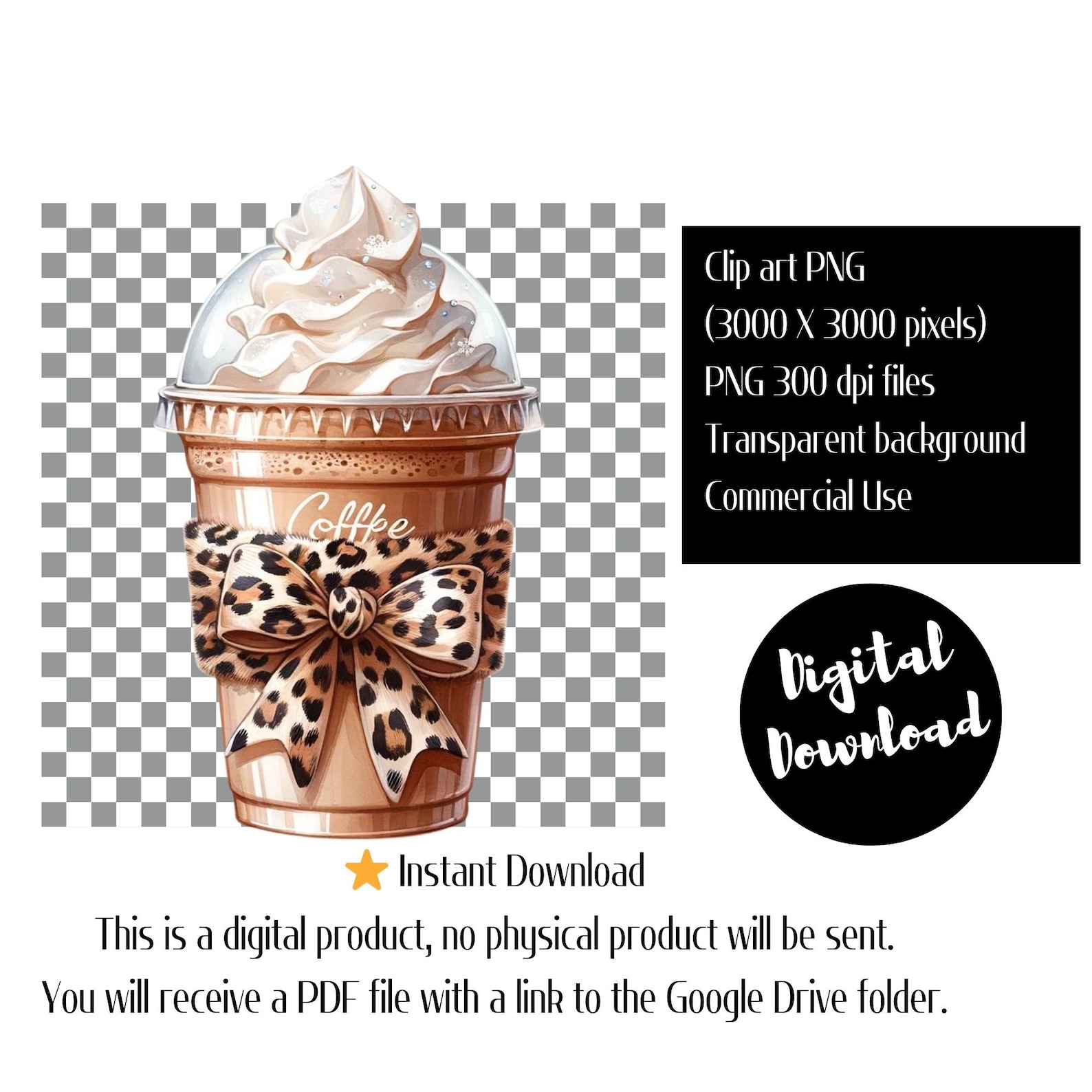 Leopard Coffee Cups Png Design Download, Coffee Love Png, Coffee Time ...